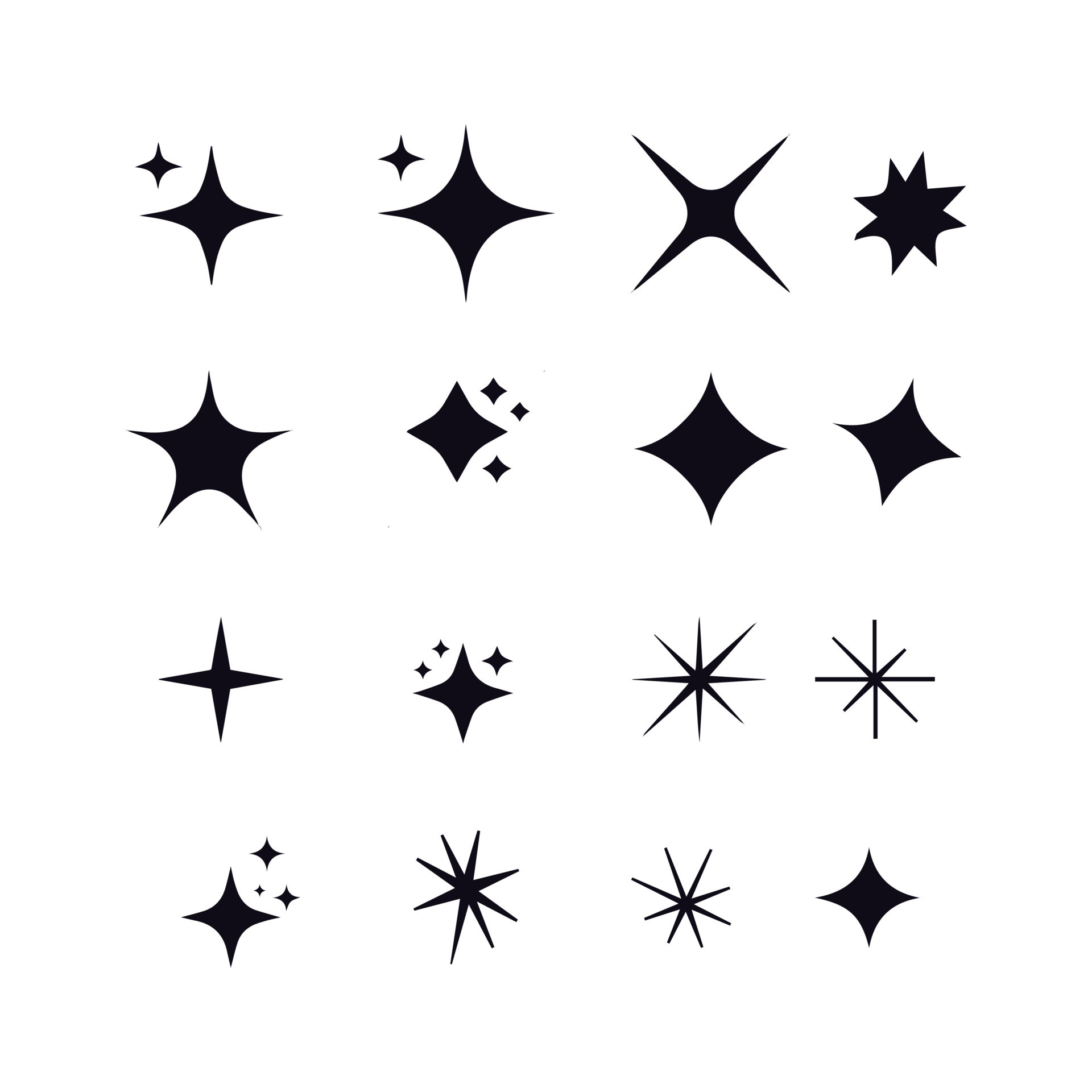 star sparkles icon vector design 11914654 Vector Art at Vecteezy