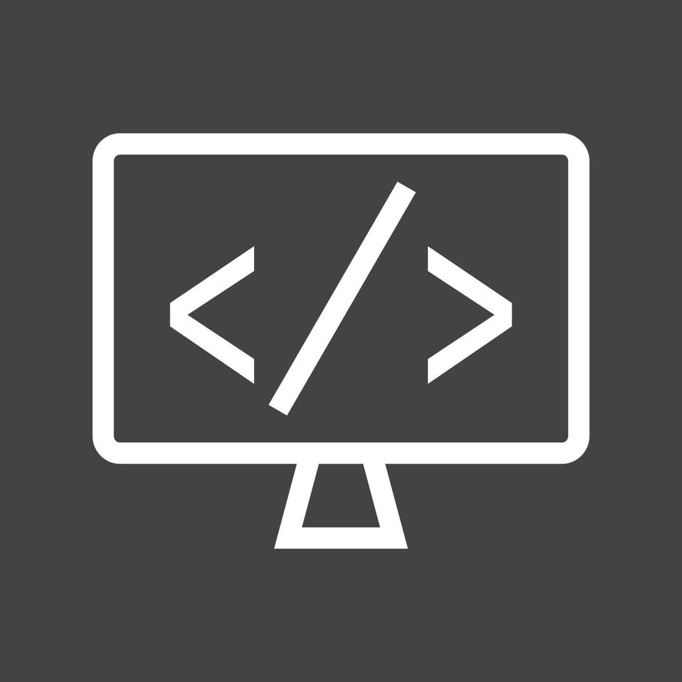 Custom Coding Line Inverted Icon 11917339 Vector Art at Vecteezy