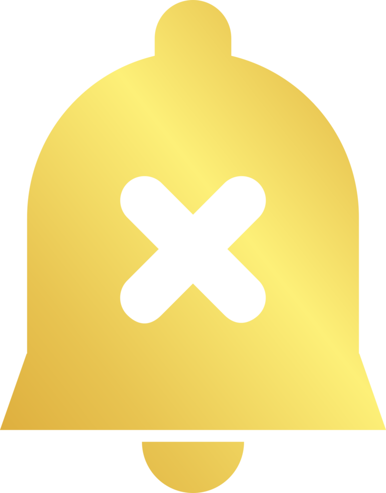 Gold Disable Notification Icon 11934366 PNG Gold Disable Notification Icon 11934366 PNG