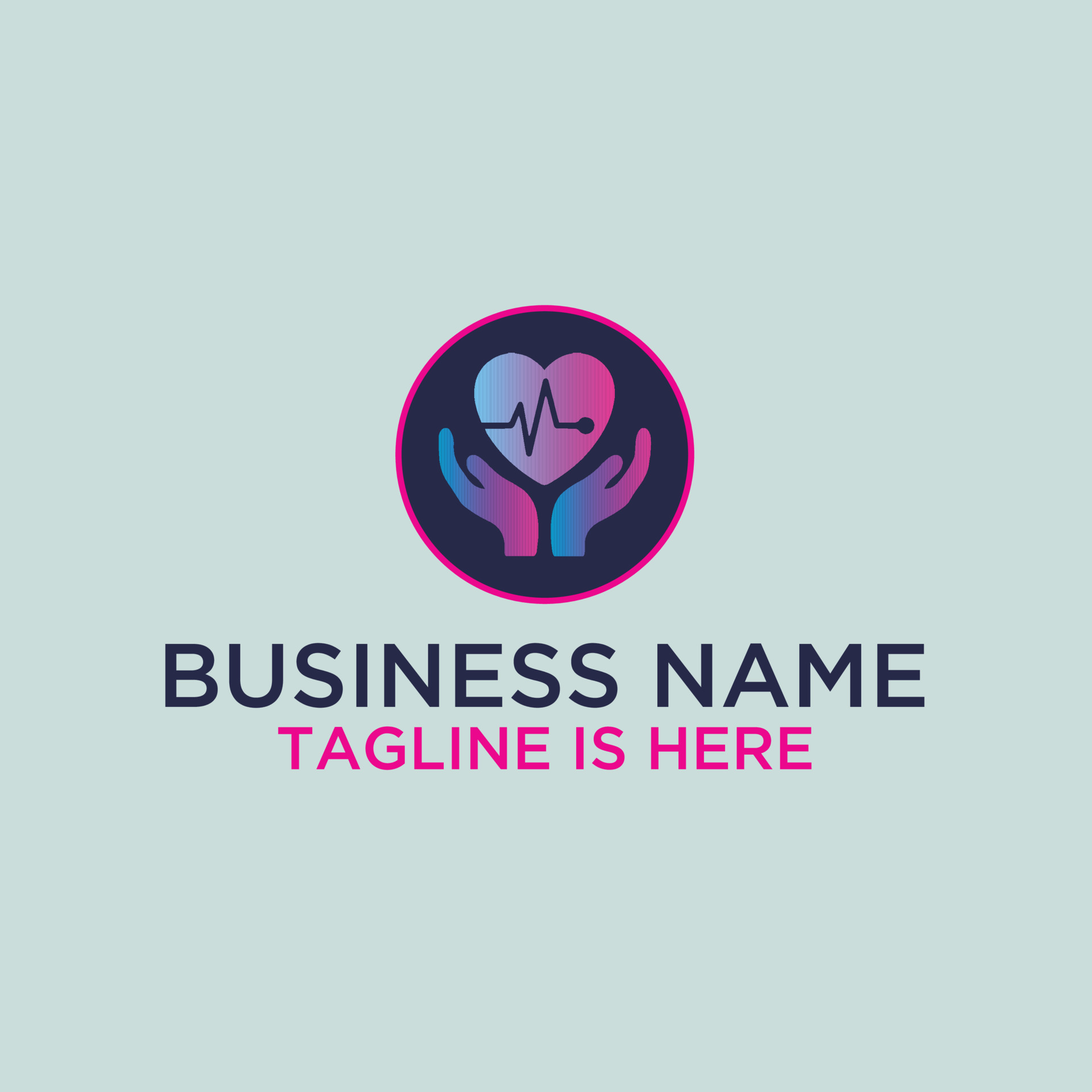 Heart between two human hands round logo design 11935053 Vector Art at ... Heart between two human hands round logo design 11935053 Vector Art at ...