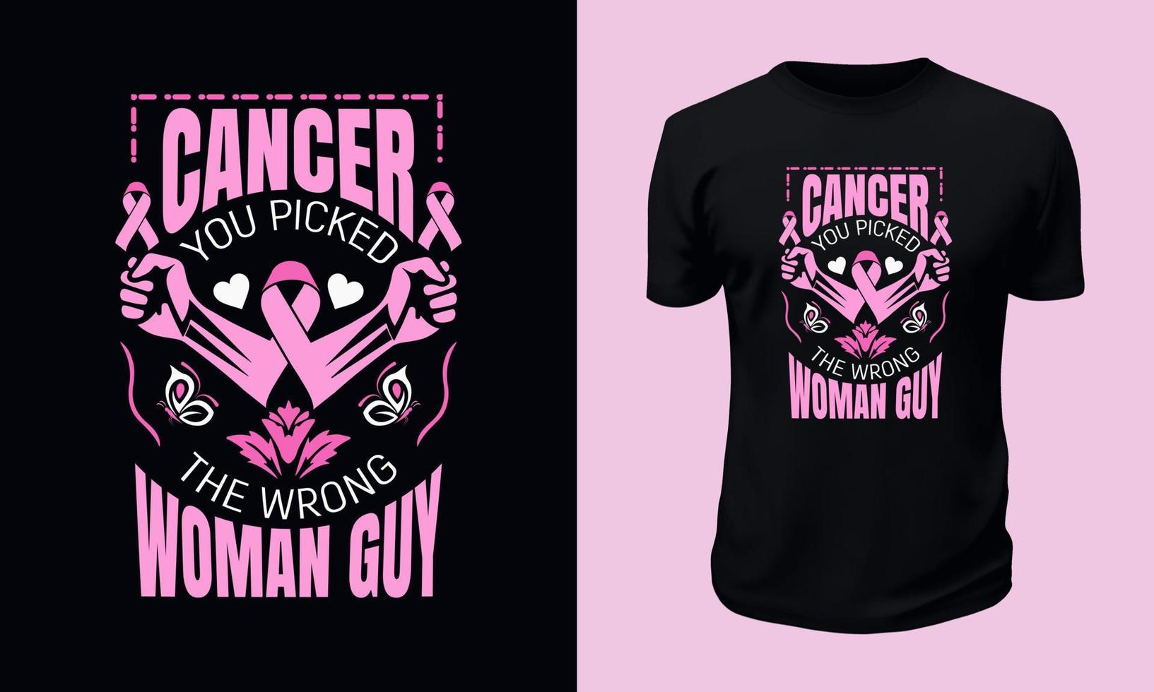 Breast Cancer Awareness T Shirt Design 11935471 Vector Art At Vecteezy