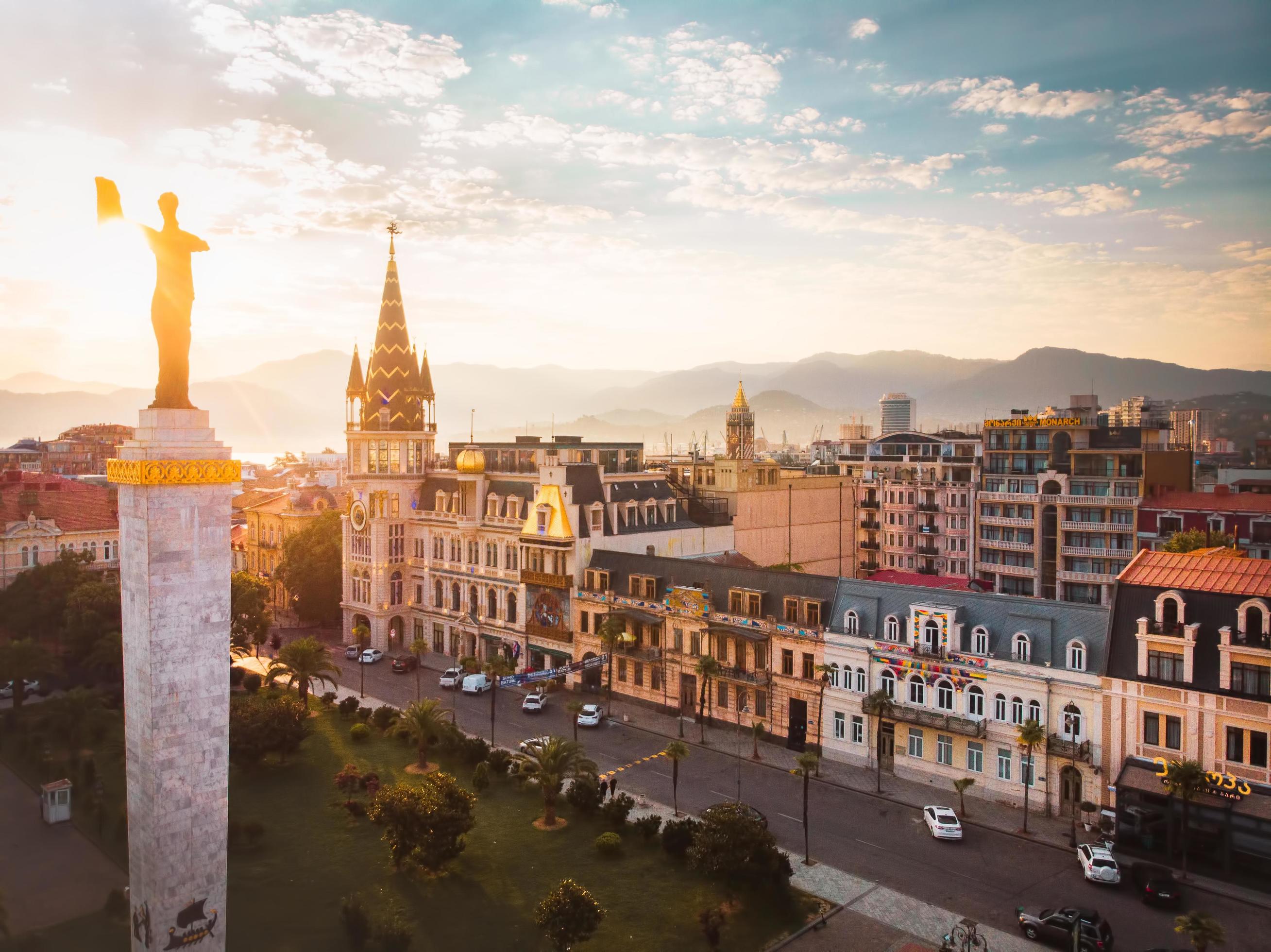 Batumi, Georgia, 2022 - aerial scenic view popular tourist destination ... Batumi, Georgia, 2022 - aerial scenic view popular tourist destination ...