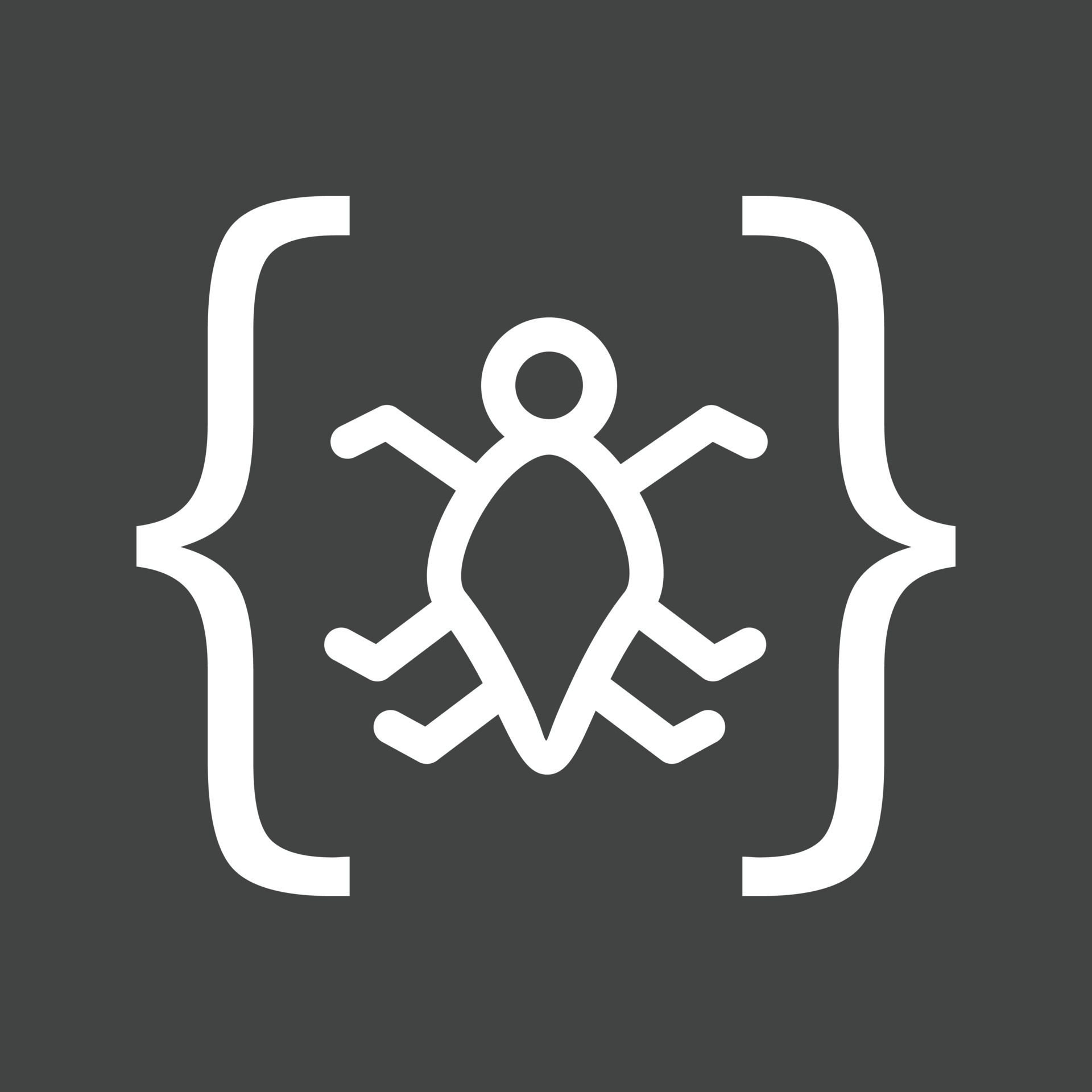 Bug in Code Line Inverted Icon 11945843 Vector Art at Vecteezy