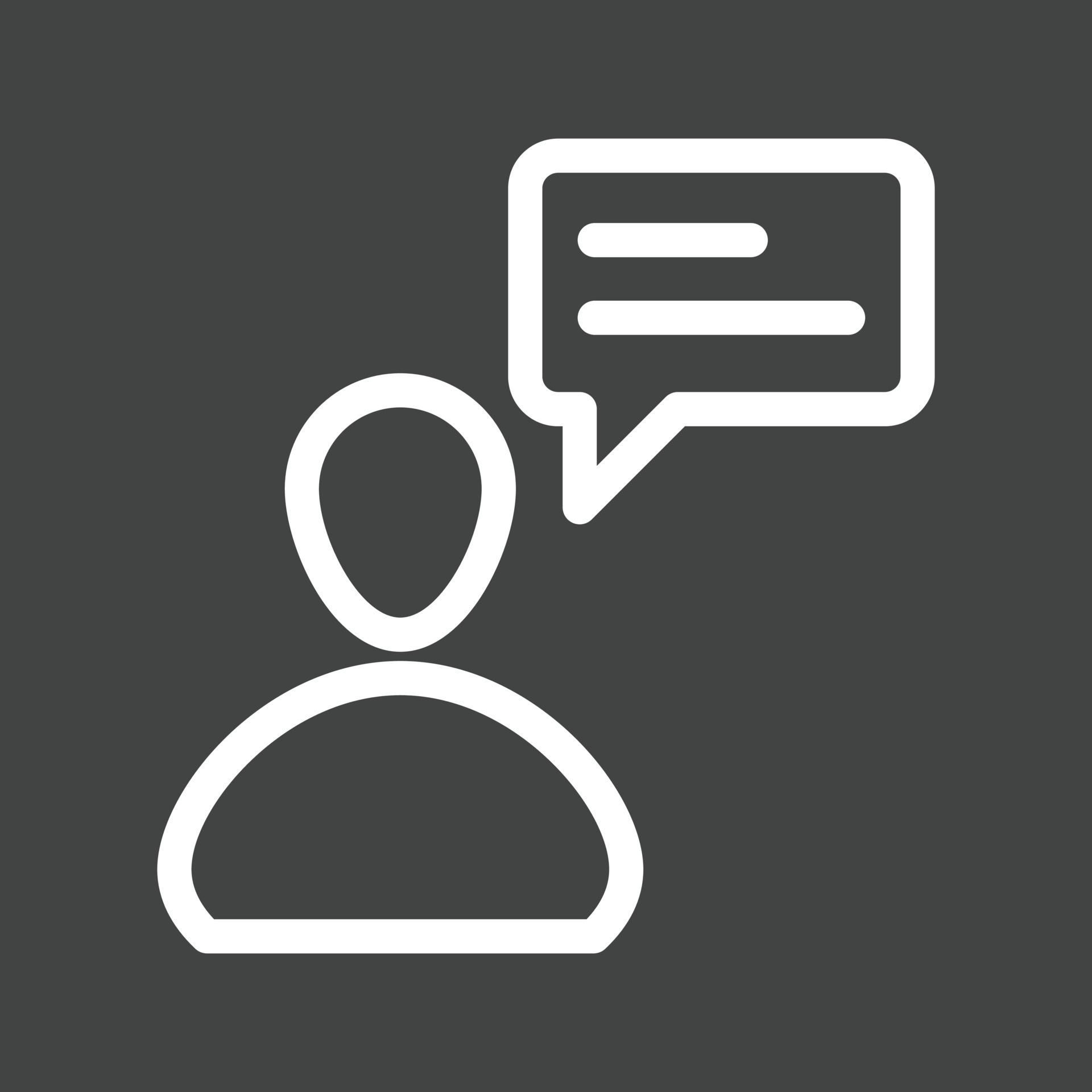 Customer Typing Line Inverted Icon 11946033 Vector Art At Vecteezy