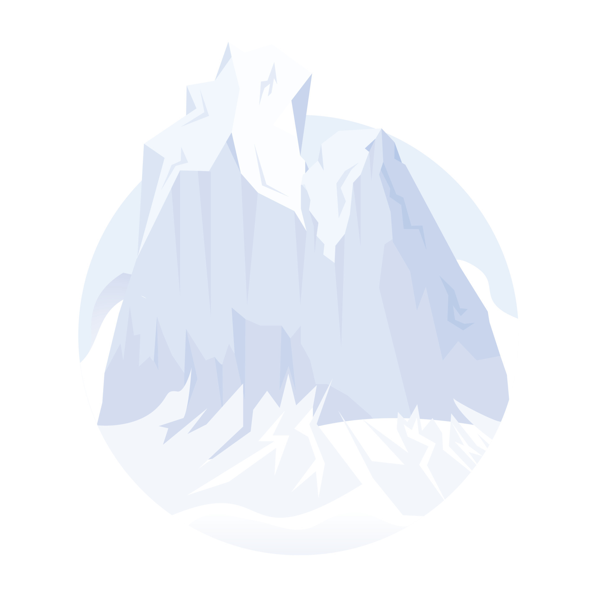 A flat illustration of glacier 11948293 Vector Art at Vecteezy
