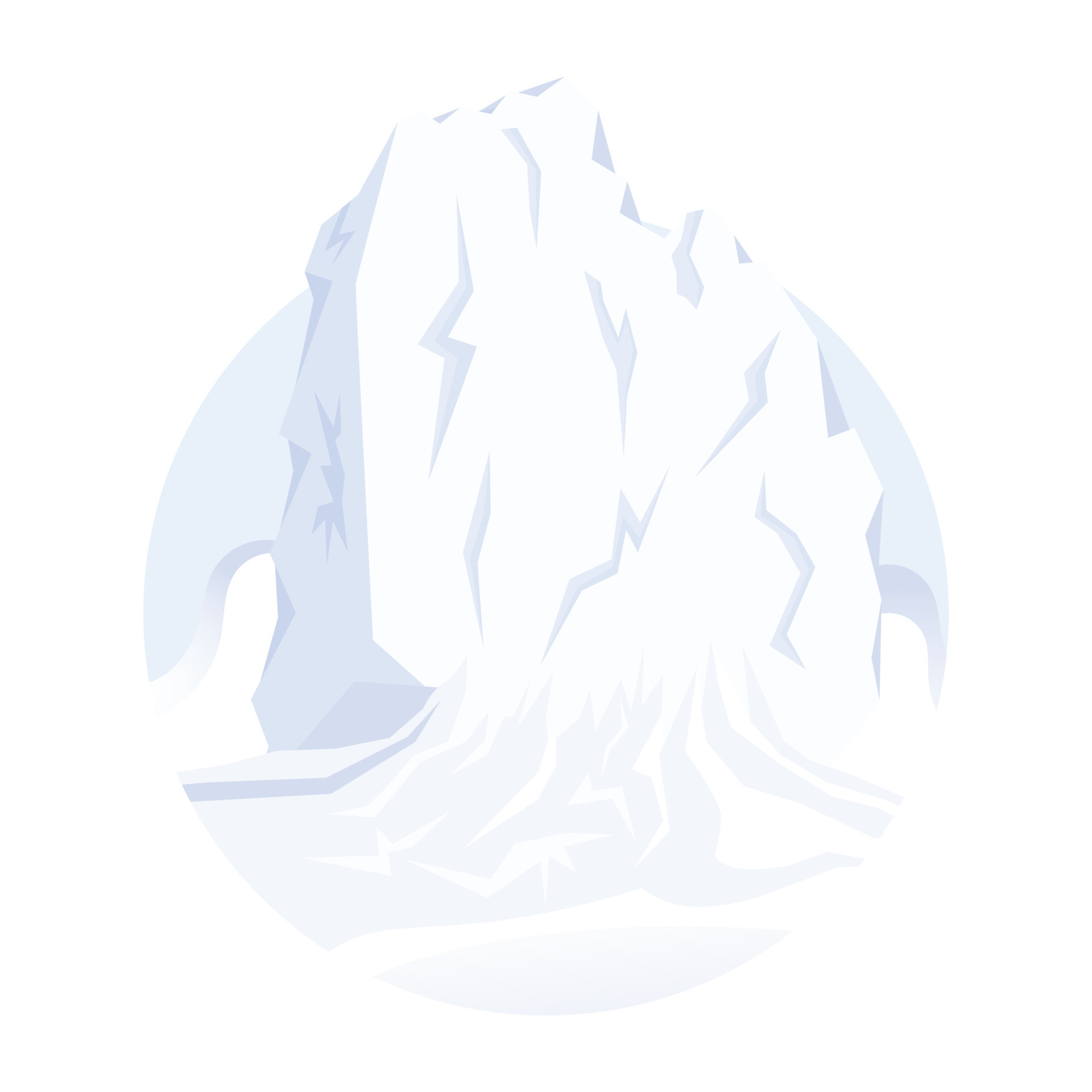 A flat illustration of glacier 11948299 Vector Art at Vecteezy