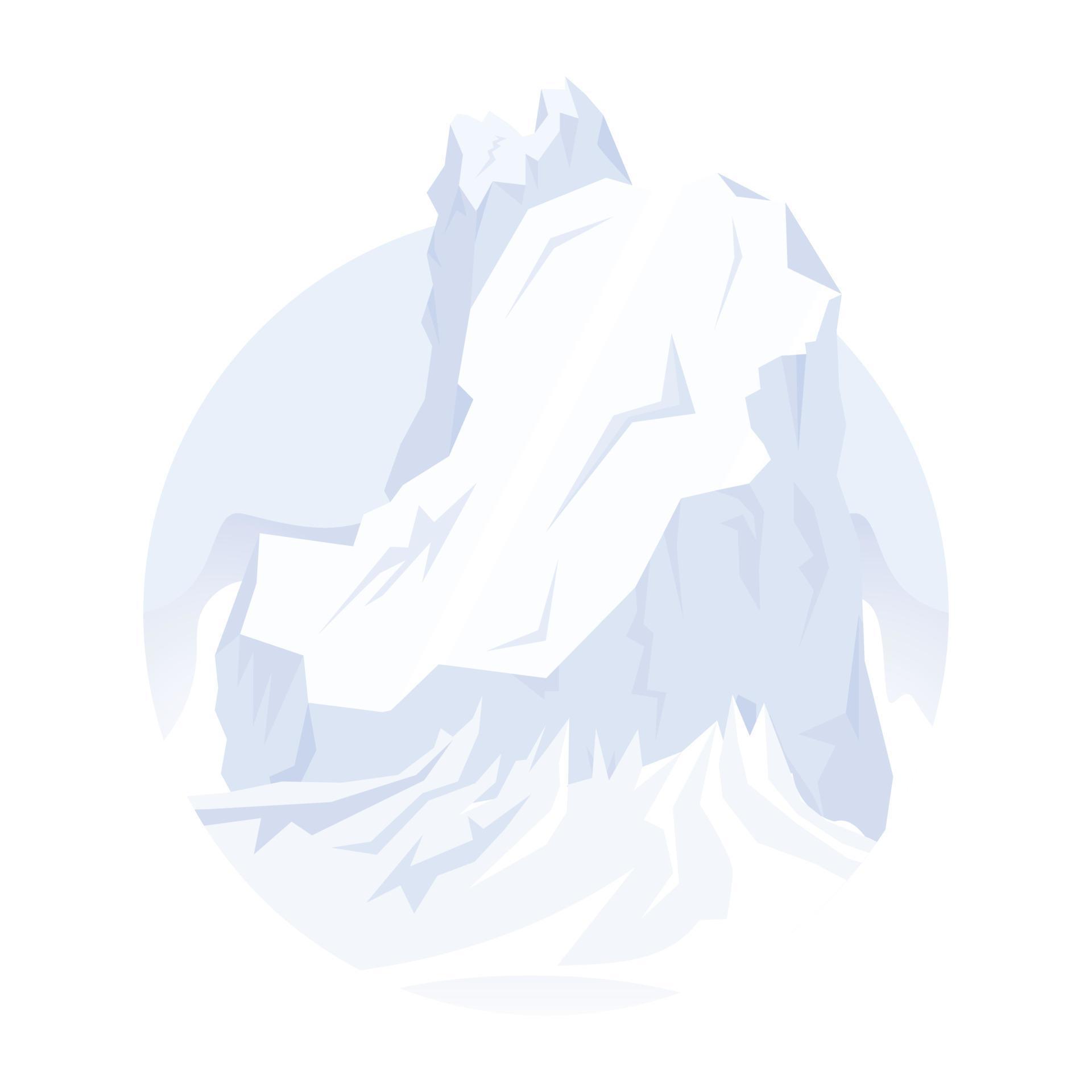 A flat illustration of glacier 11948374 Vector Art at Vecteezy