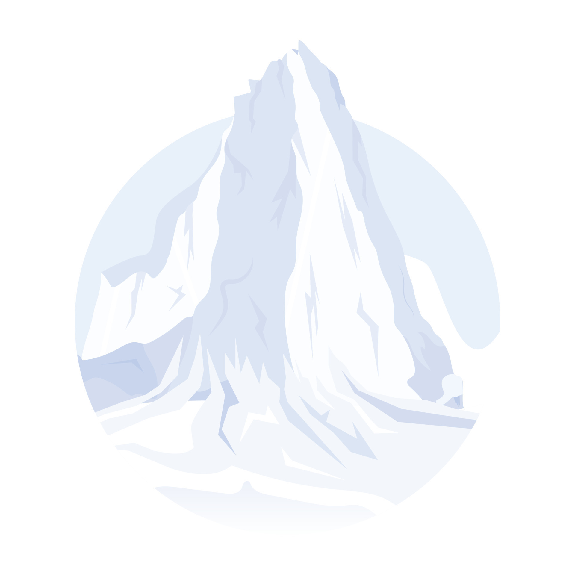 A flat illustration of glacier 11948379 Vector Art at Vecteezy