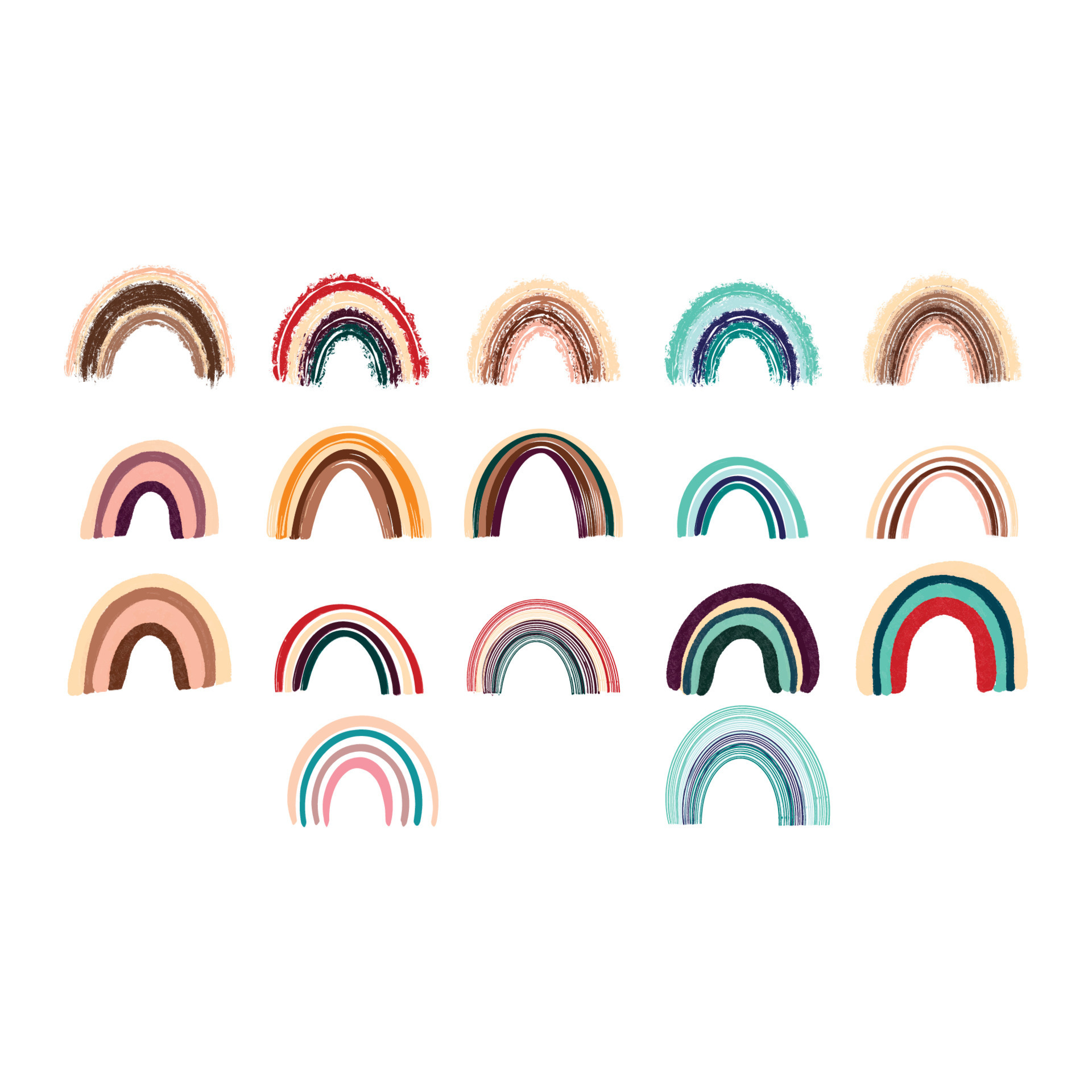 Boho Rainbow Vector 11954087 Vector Art at Vecteezy