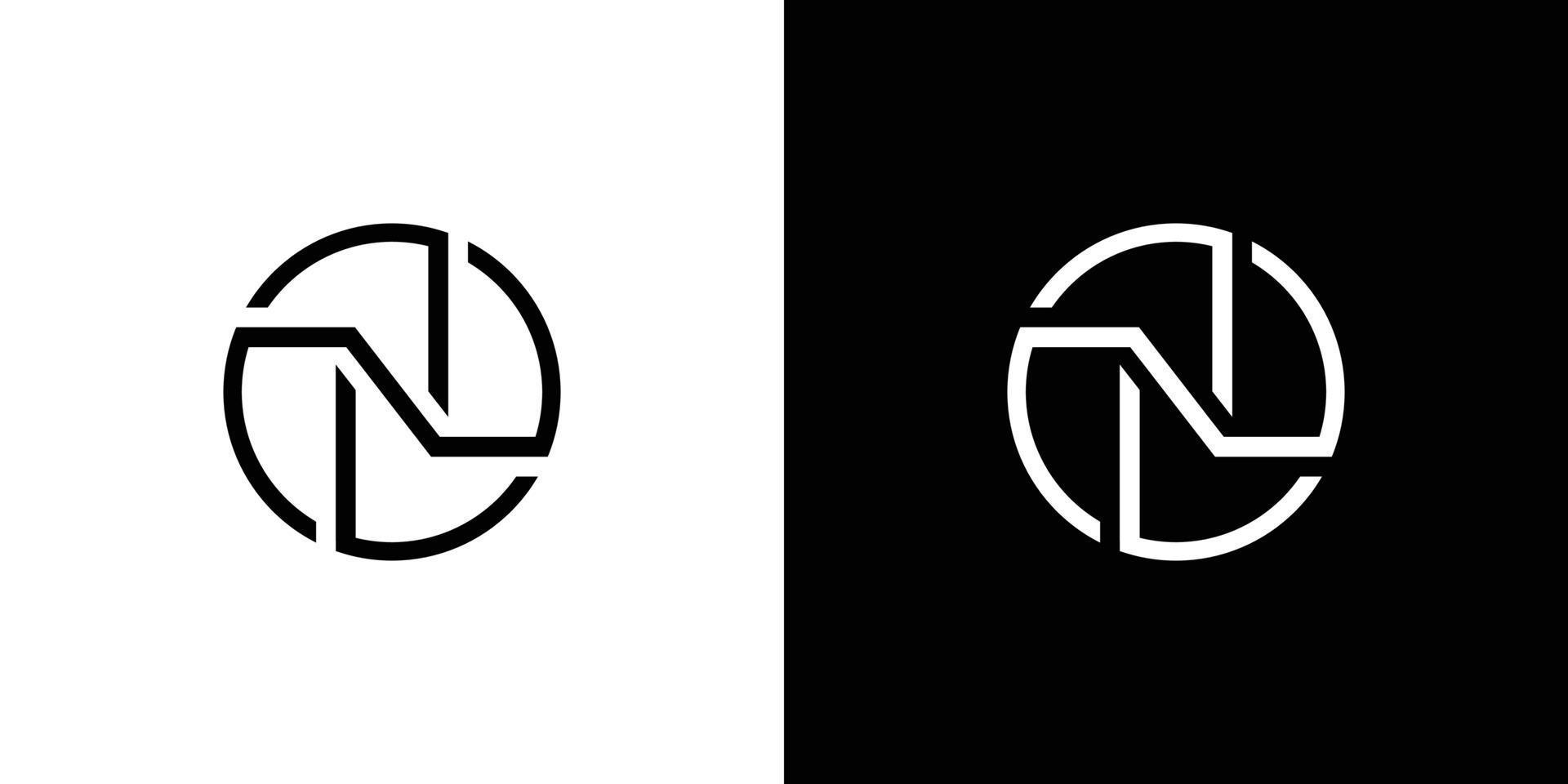 Modern and unique letter N initials abstract logo design 11954255 Vector Art at Vecteezy