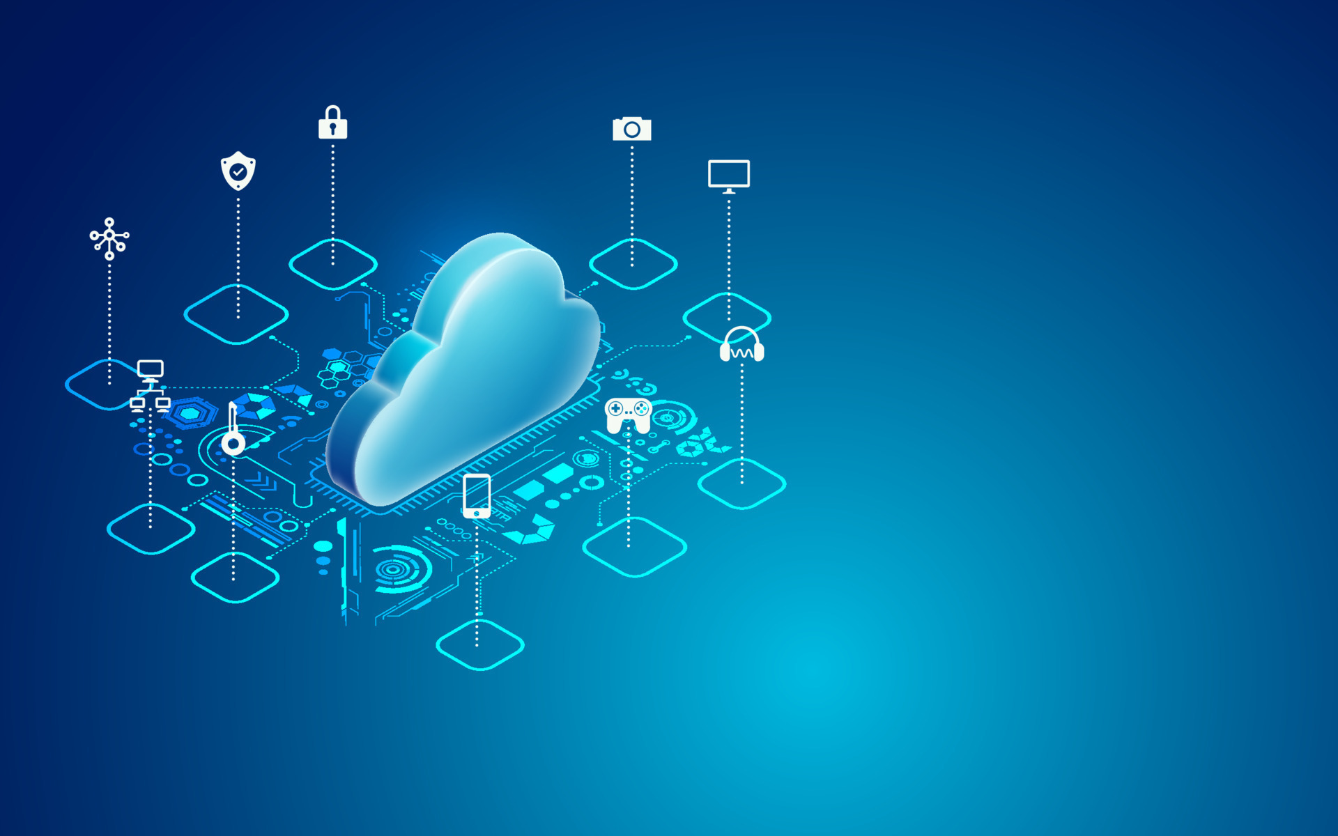 Isometric Cloud Computing 11958860 Vector Art At Vecteezy