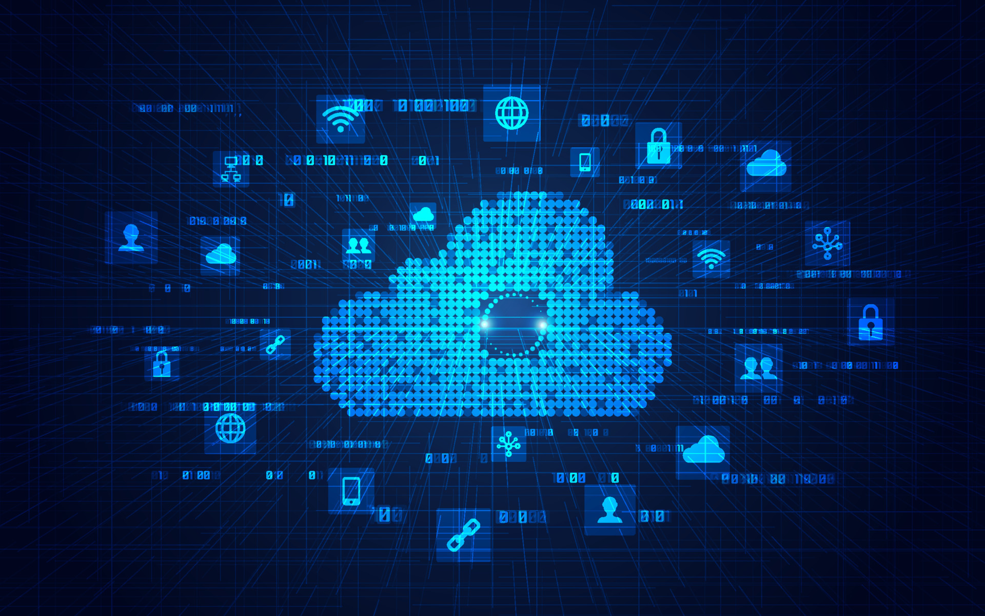 cloud computing theme 11958866 Vector Art at Vecteezy