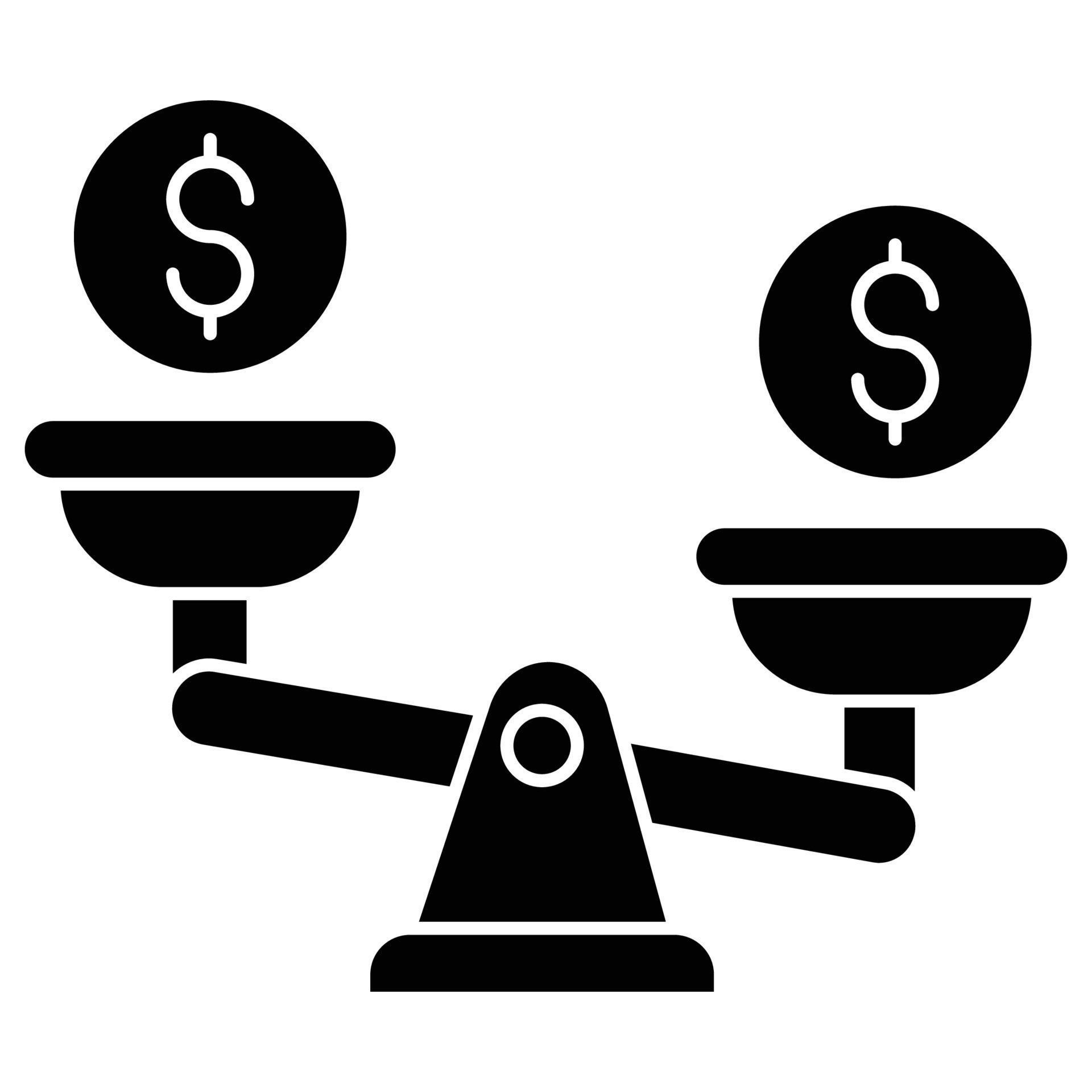 dollar Balance scale Which Can Easily Modify Or Edit 11959215 Vector ...