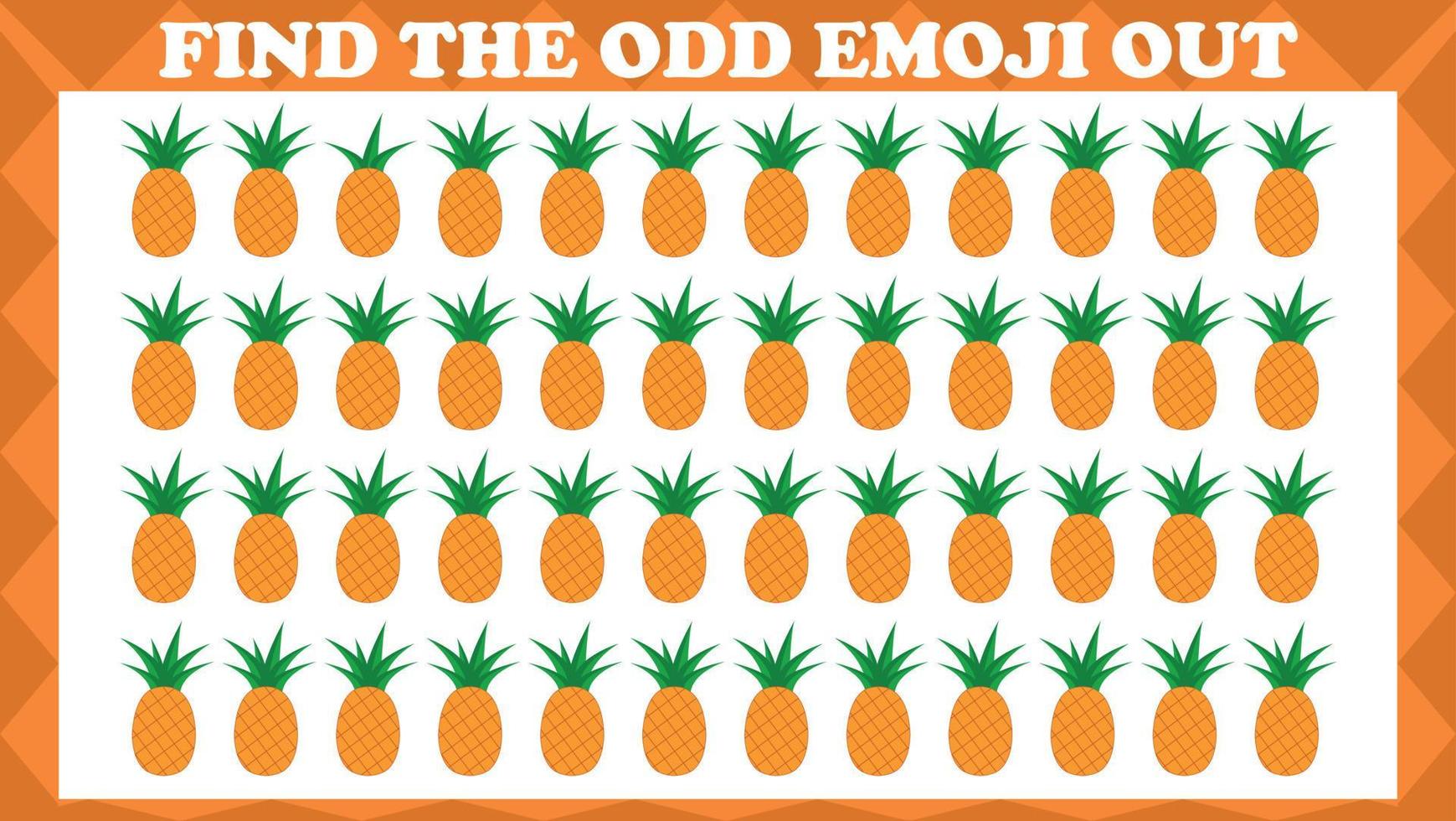 Find The Odd Emoji Out 2, Visual Logic Puzzle Game. Activity Game For ...