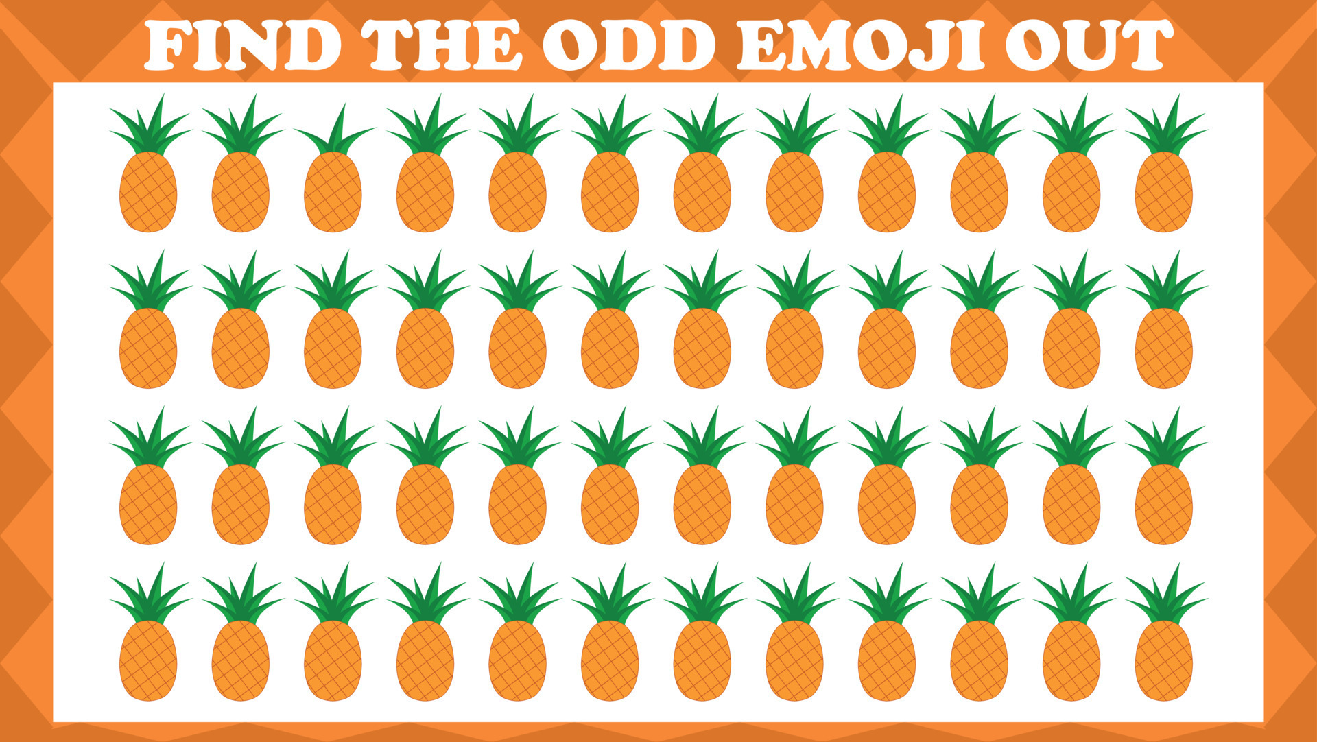 Find The Odd Emoji Out 2, Visual Logic Puzzle Game. Activity Game For ...