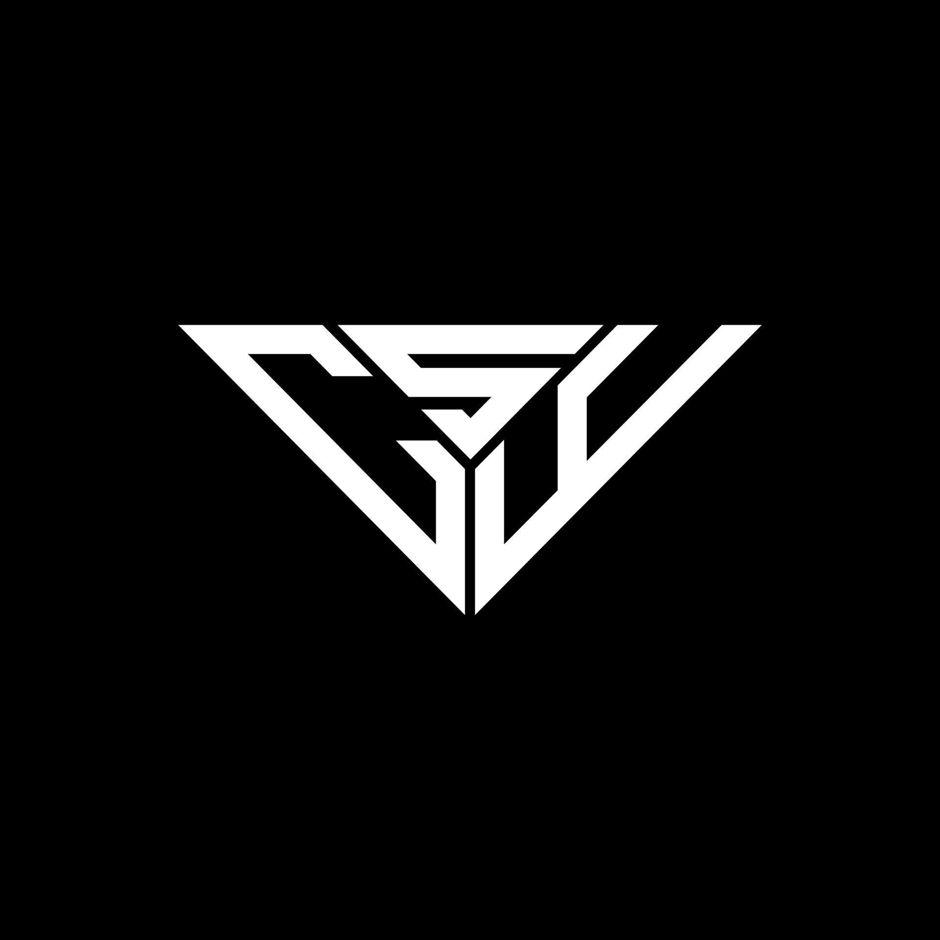 diseño creativo del logotipo de la letra csy con gráfico vectorial, logotipo csy simple y ...