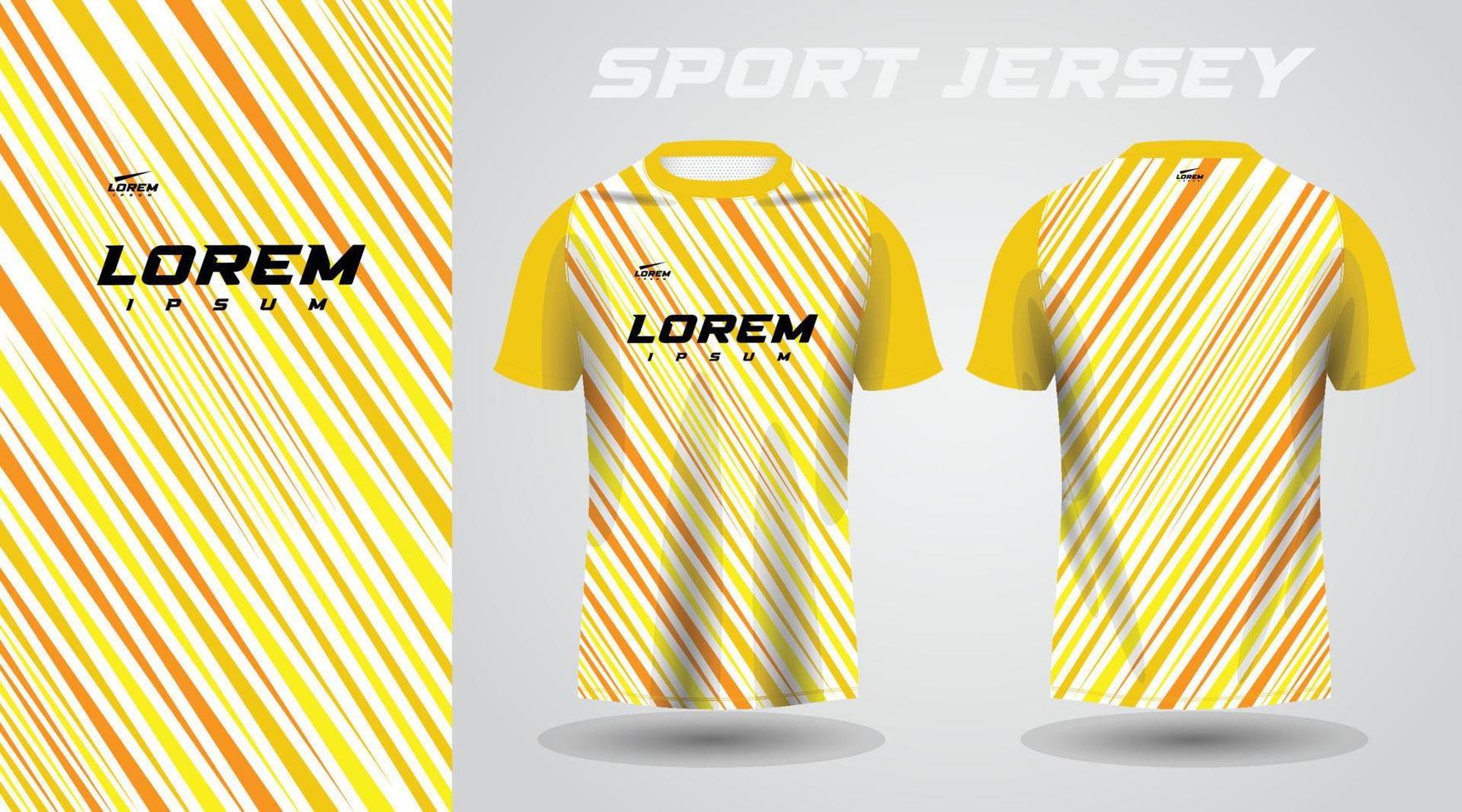 Yellow Shirt Sport Jersey Design 11961353 Vector Art At Vecteezy