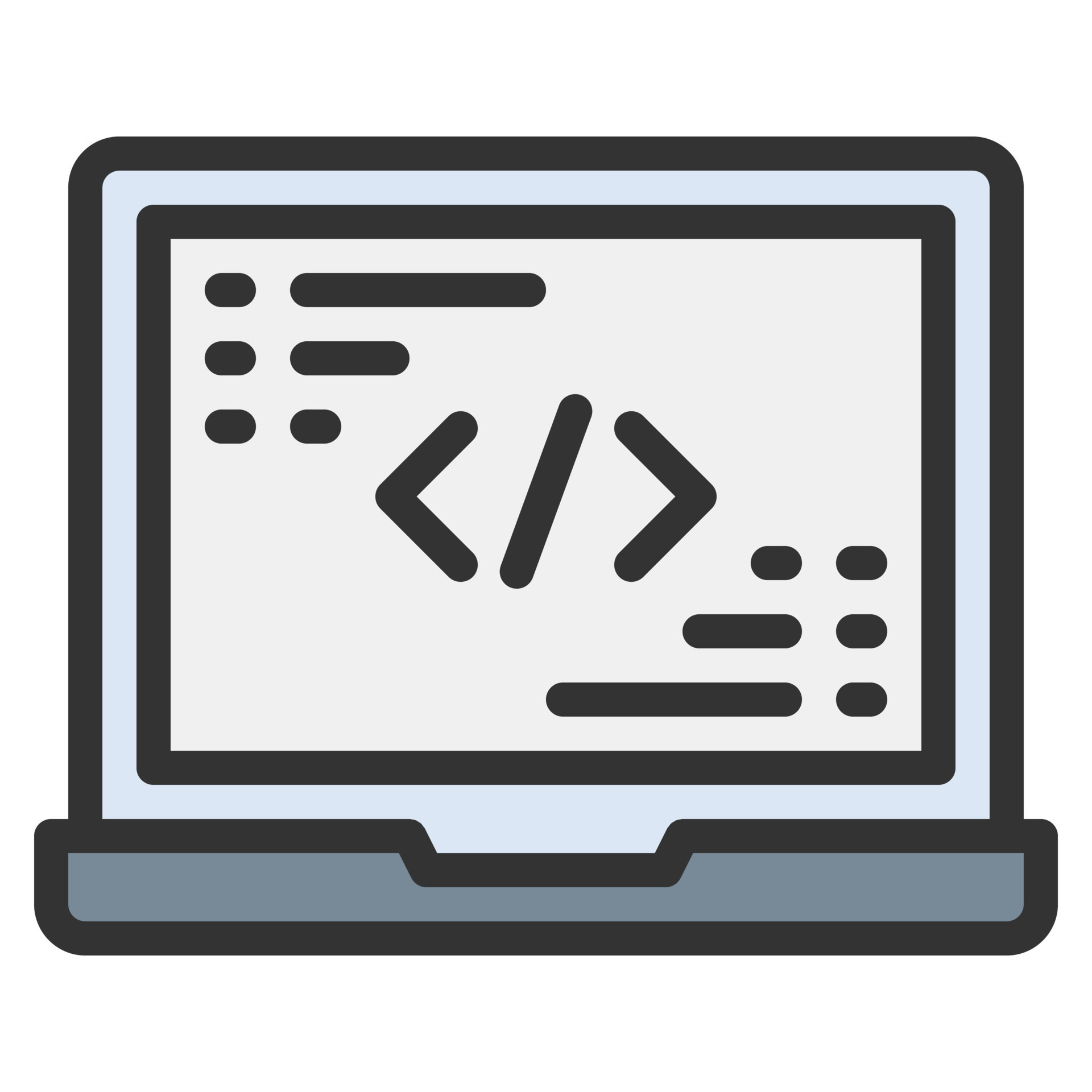 Coding Icon Line Color Vector Illustration 11961866 Vector Art At Vecteezy