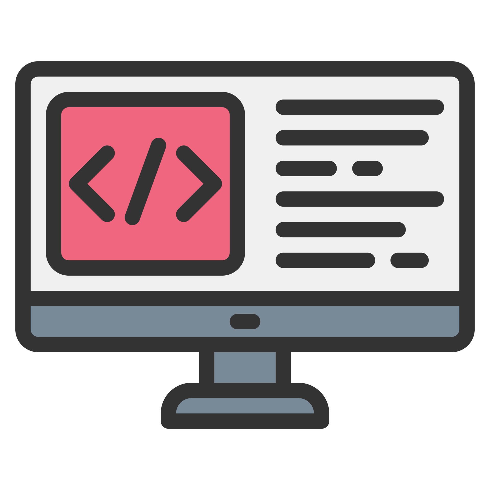 code icon line color vector illustration 11961868 Vector Art at Vecteezy