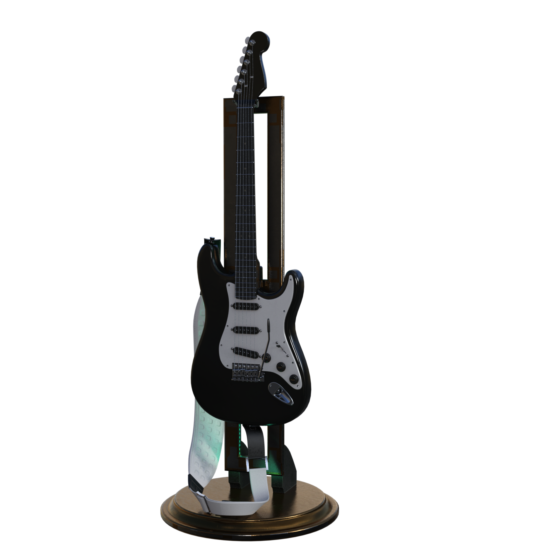 3d Rendering Of Guitar Accessories 11962323 Png