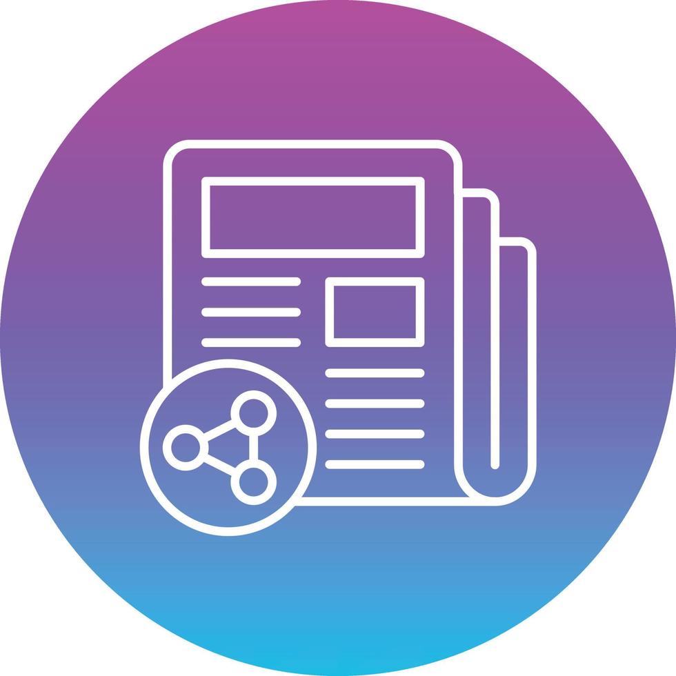 News Sharing Gradient Circle Line Inverted Icon 11970712 Vector Art at ... News Sharing Gradient Circle Line Inverted Icon 11970712 Vector Art at ...