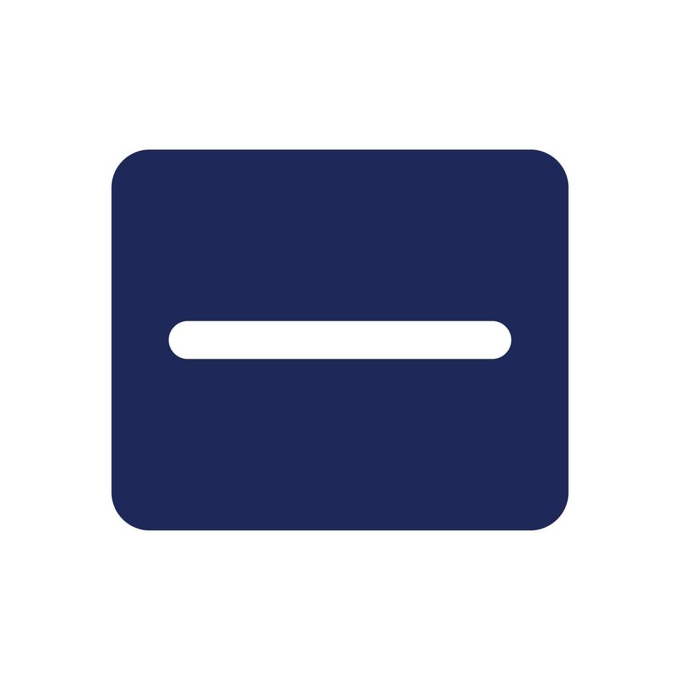 Minus Black Glyph Ui Icon Delete From Chat Subtraction Sign Messenger User Interface Design