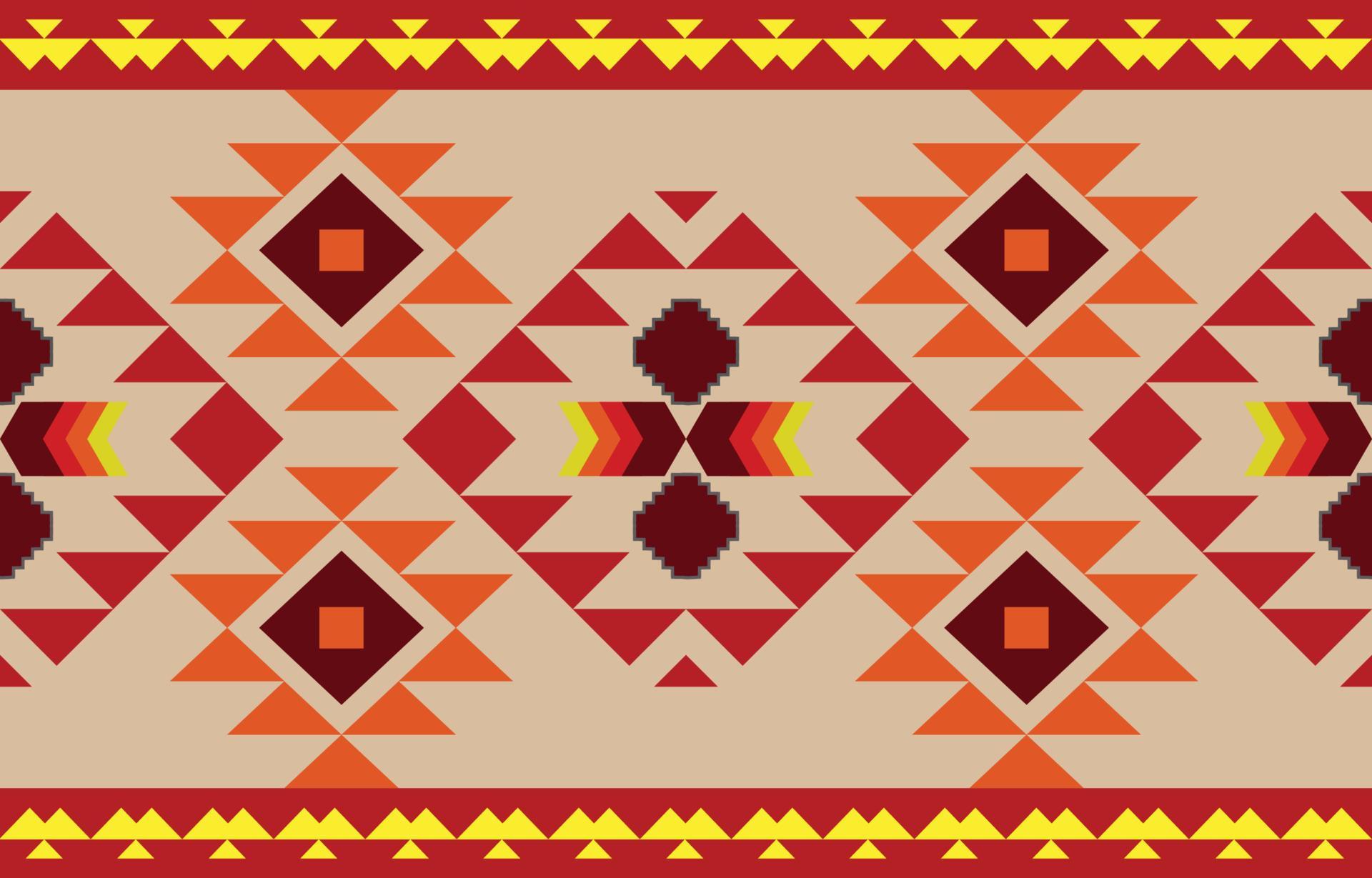 Navajo native american fabric seamless pattern,geometric tribal ethnic traditional background ...