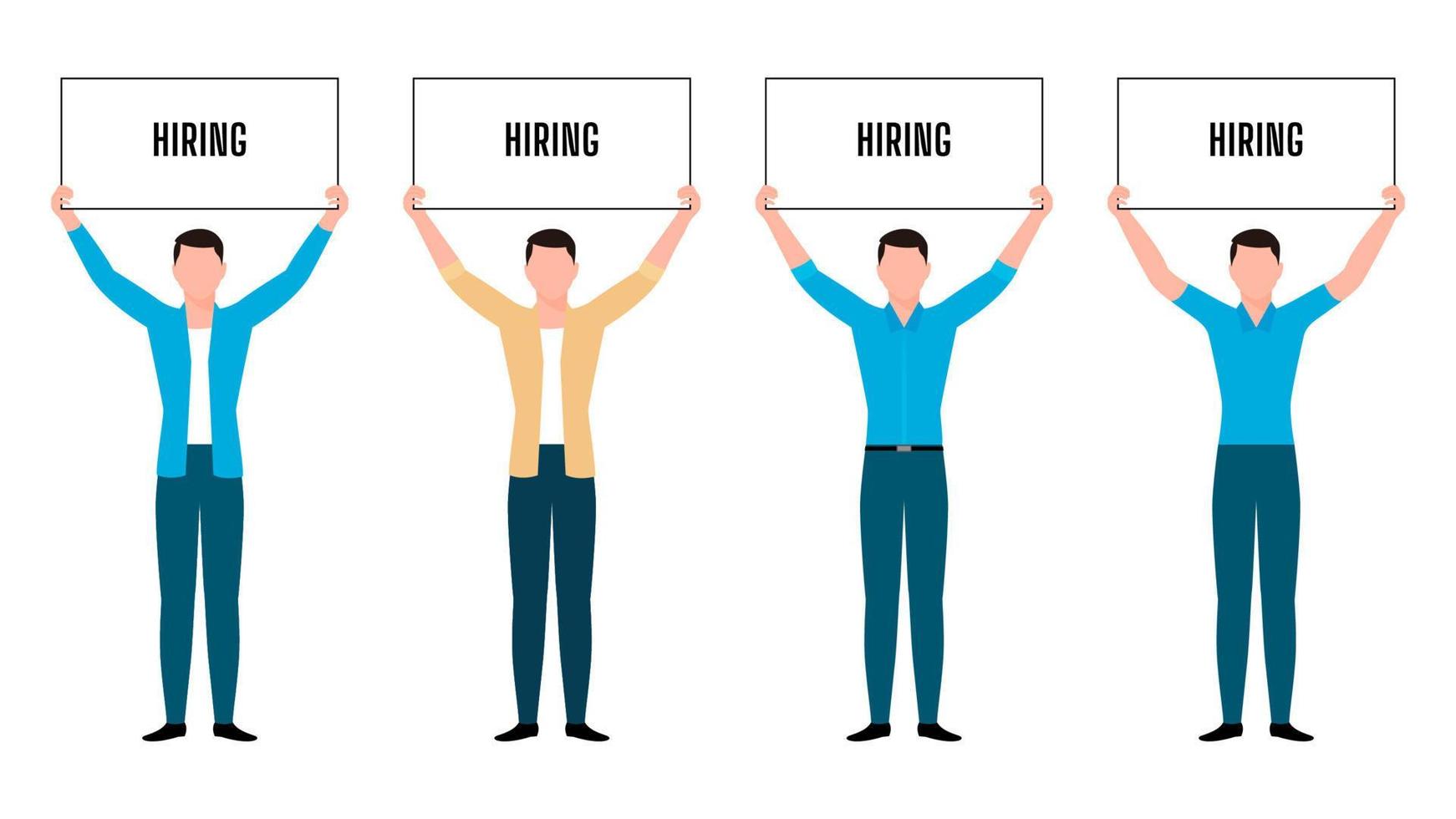 man holding Idea board flat character illustration, people holding ... man holding Idea board flat character illustration, people holding ...