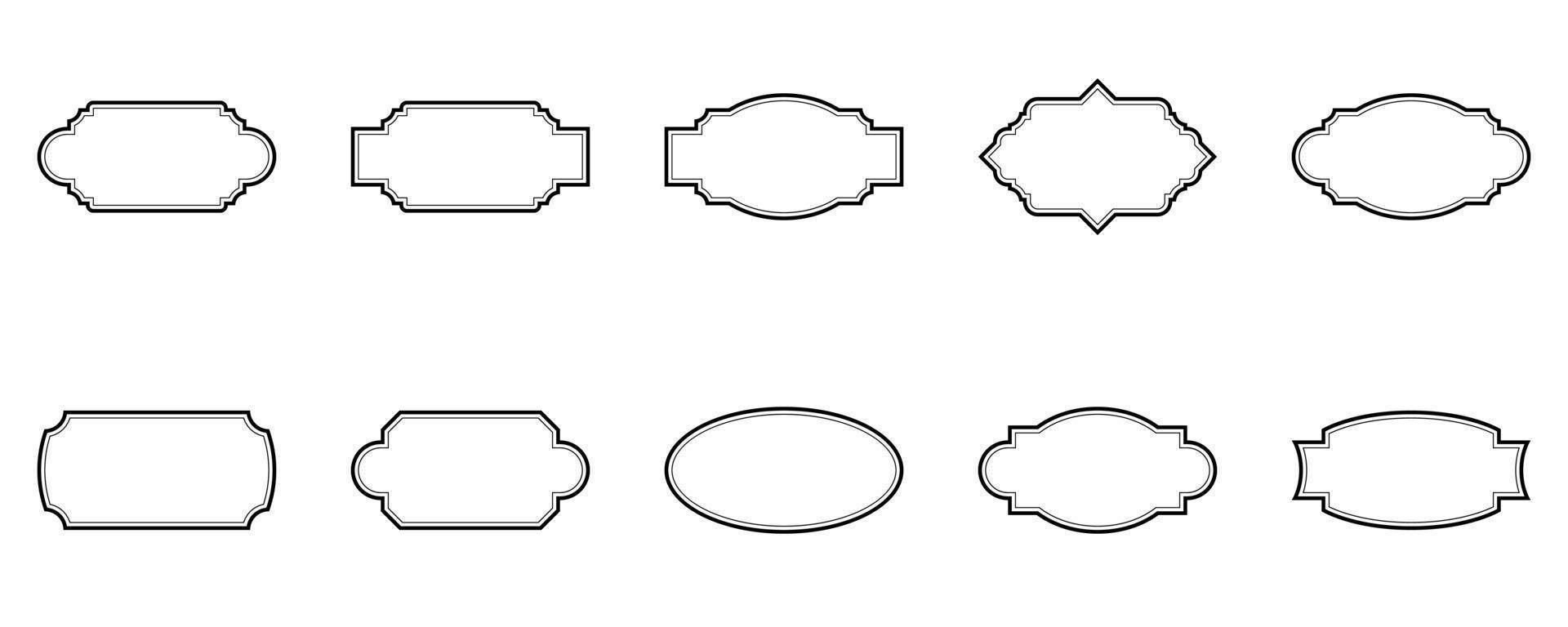 Vintage frame. Frame for message. 11979856 Vector Art at Vecteezy