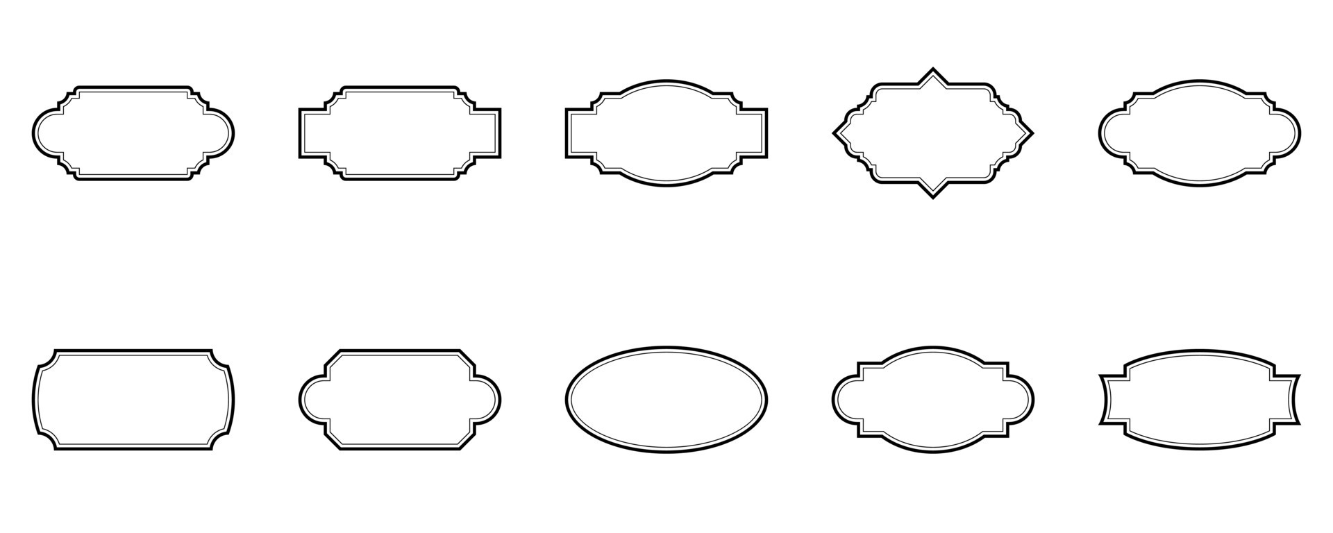 Vintage frame. Frame for message. 11979856 Vector Art at Vecteezy