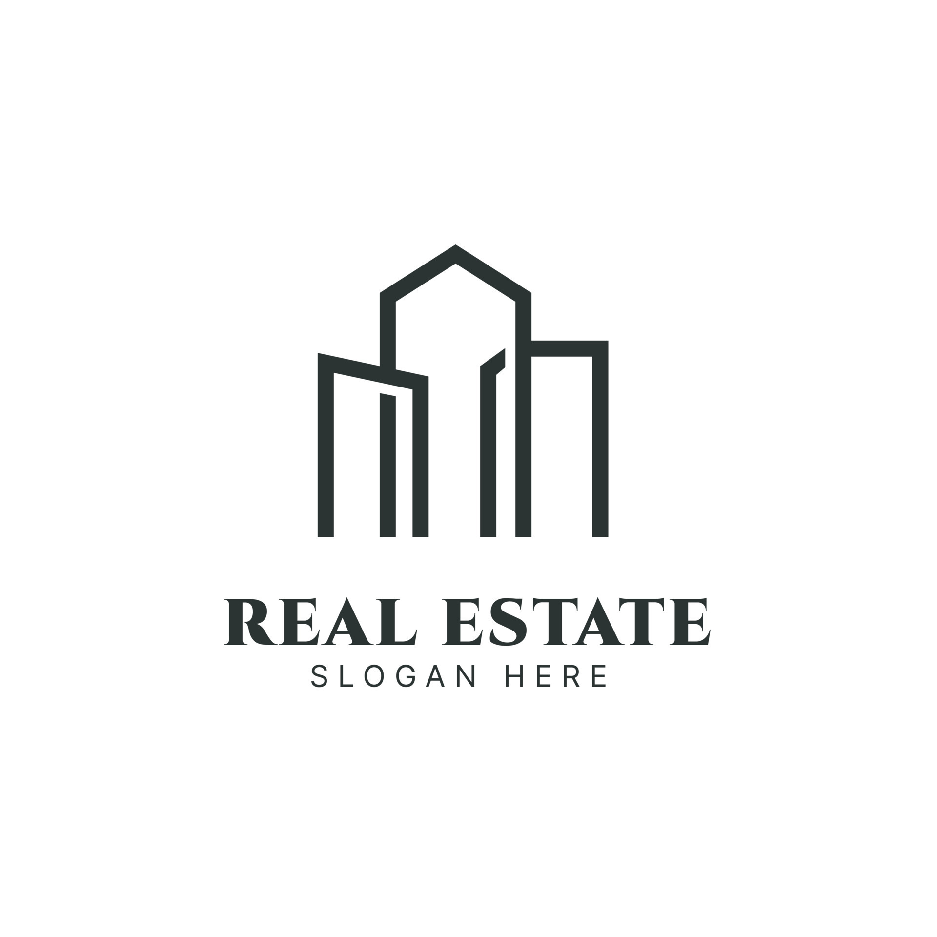 Real estate logo design template, building logo, house logo, property ... Real estate logo design template, building logo, house logo, property ...