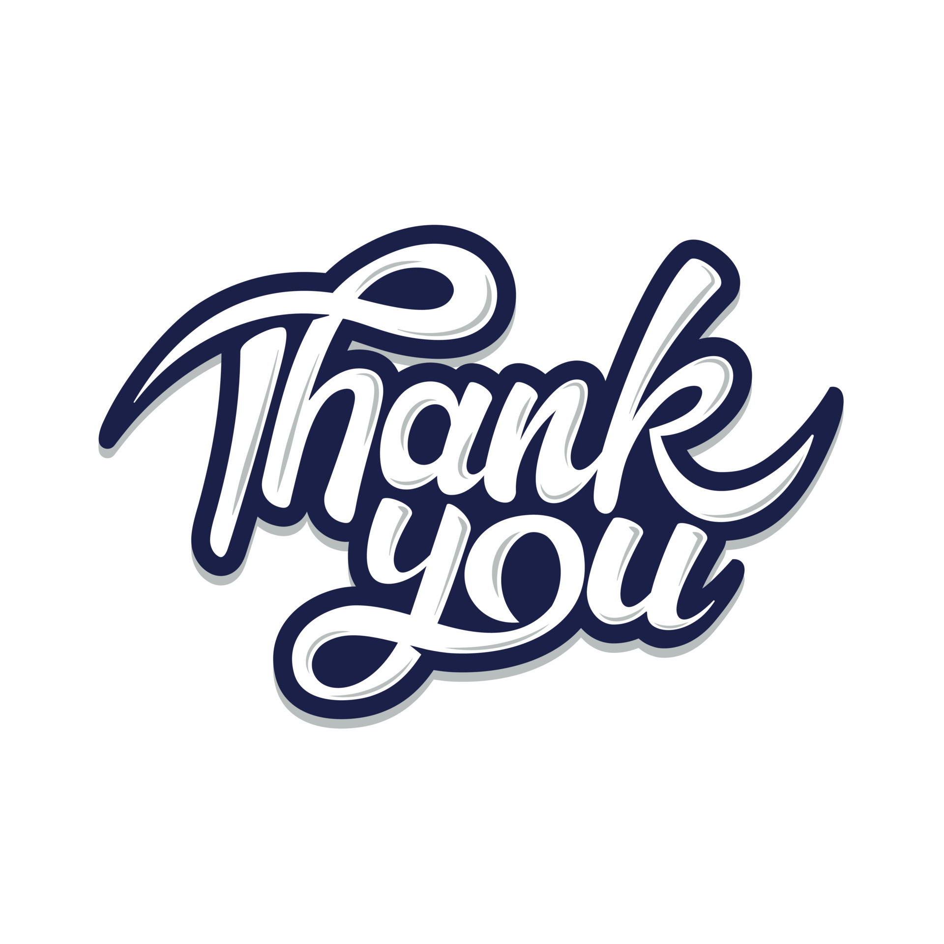 Thank you hand lettering vector illustration. Suitable for thank you ... Thank you hand lettering vector illustration. Suitable for thank you ...