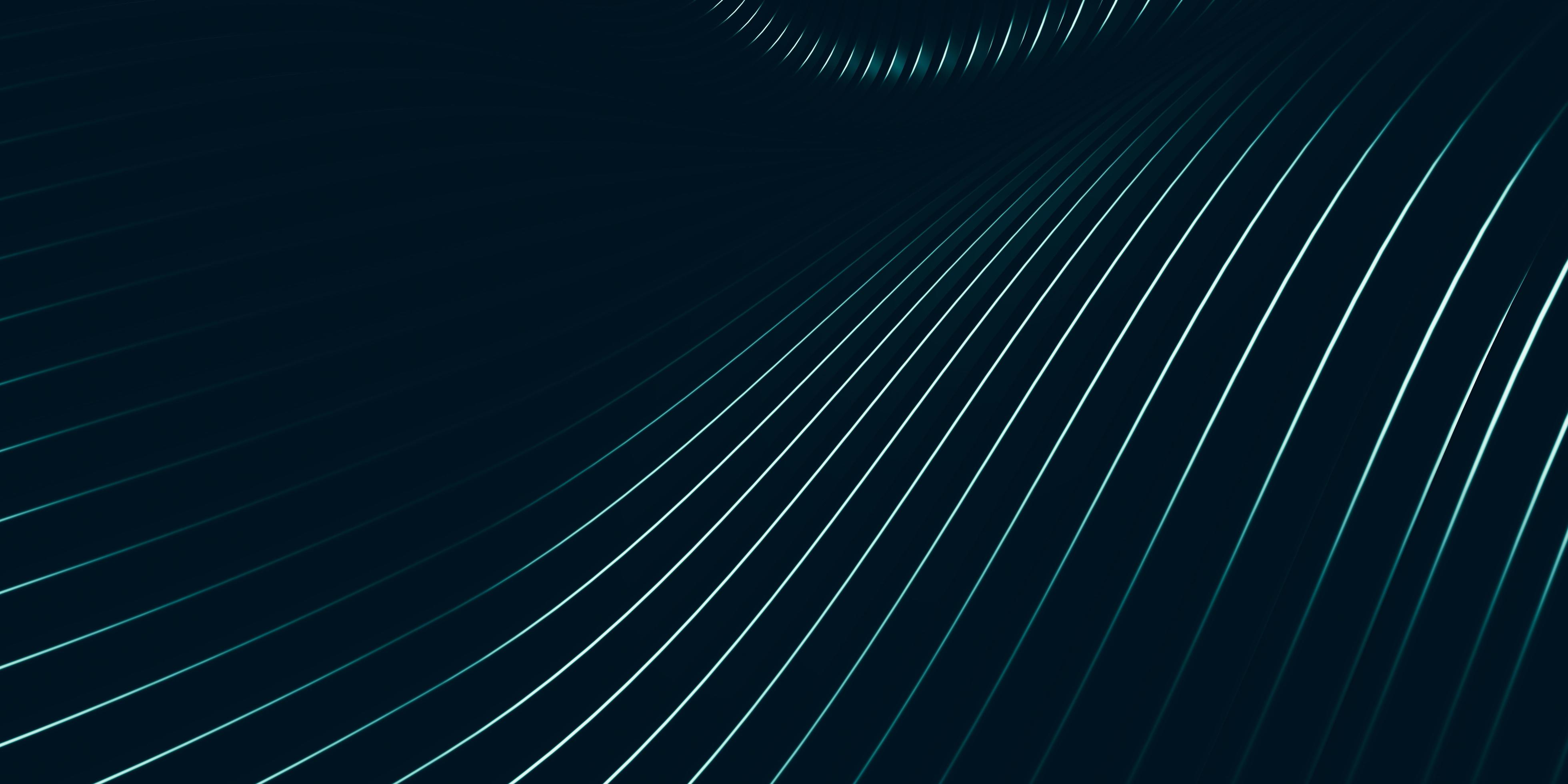 Parallel lines curves distorted shapes plastic tube surface modern ...