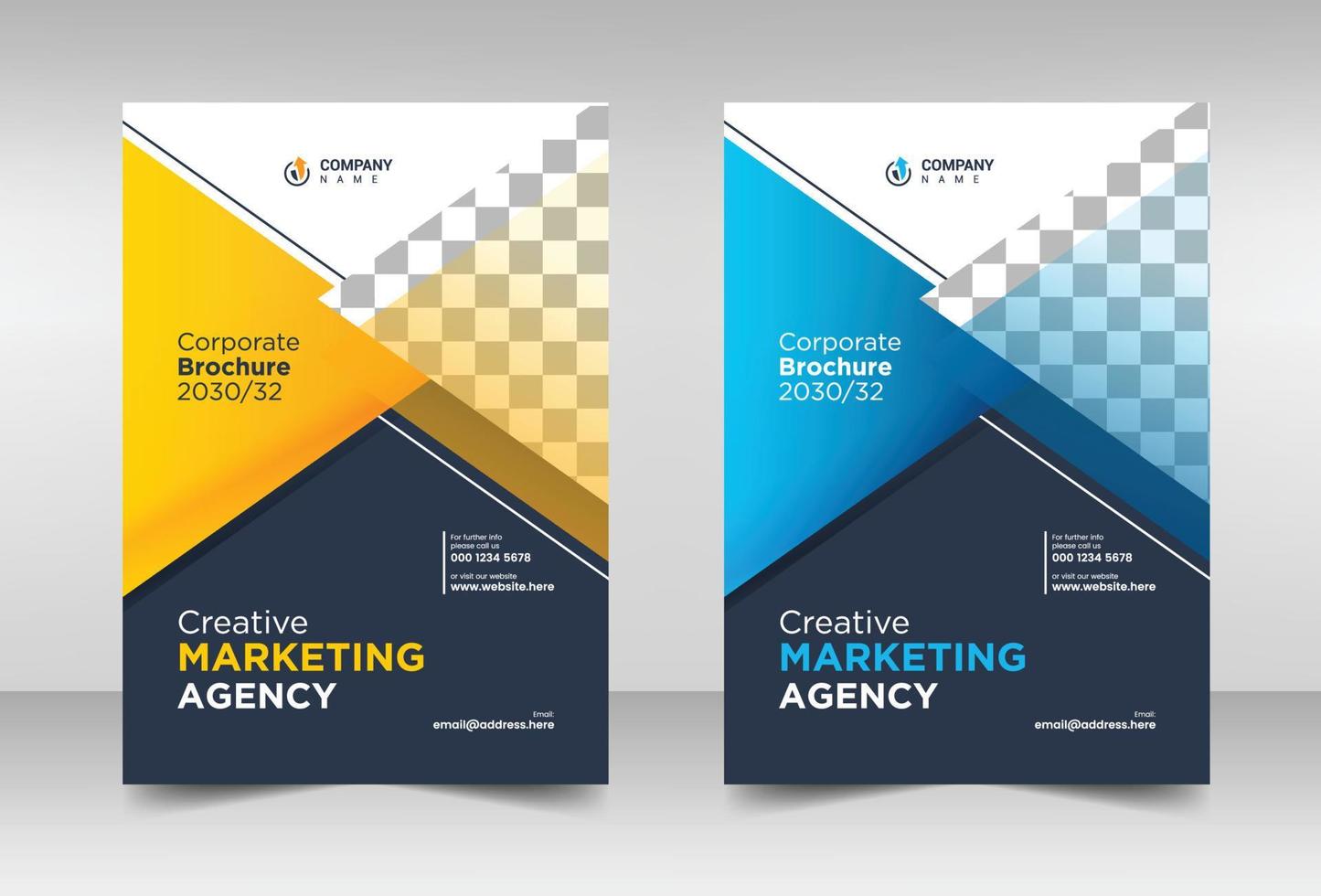 Annual Report Brochure Flyer Design Template Vector Leaflet