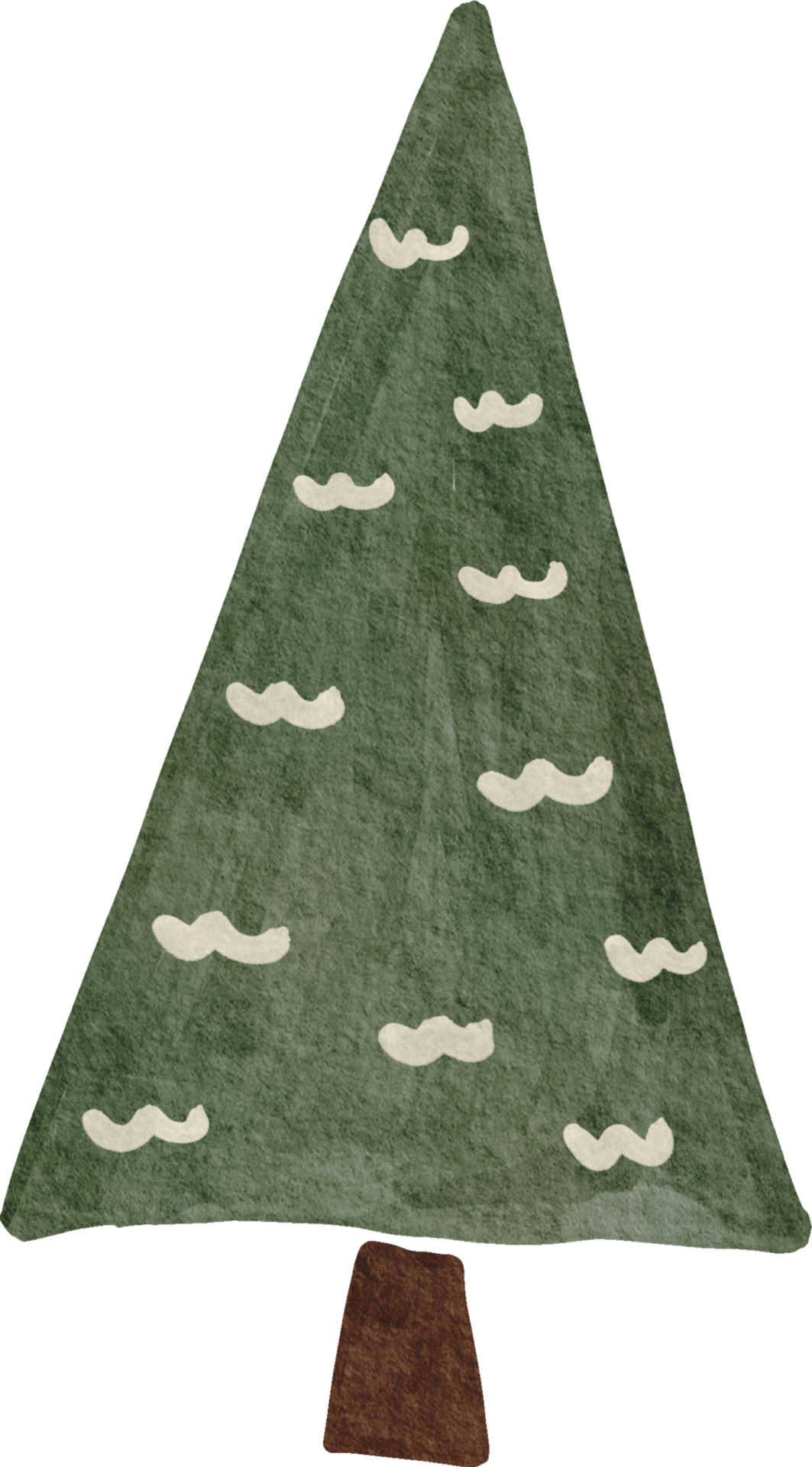 Christmas Tree Hand Drawn Watercolor 11995700 Png