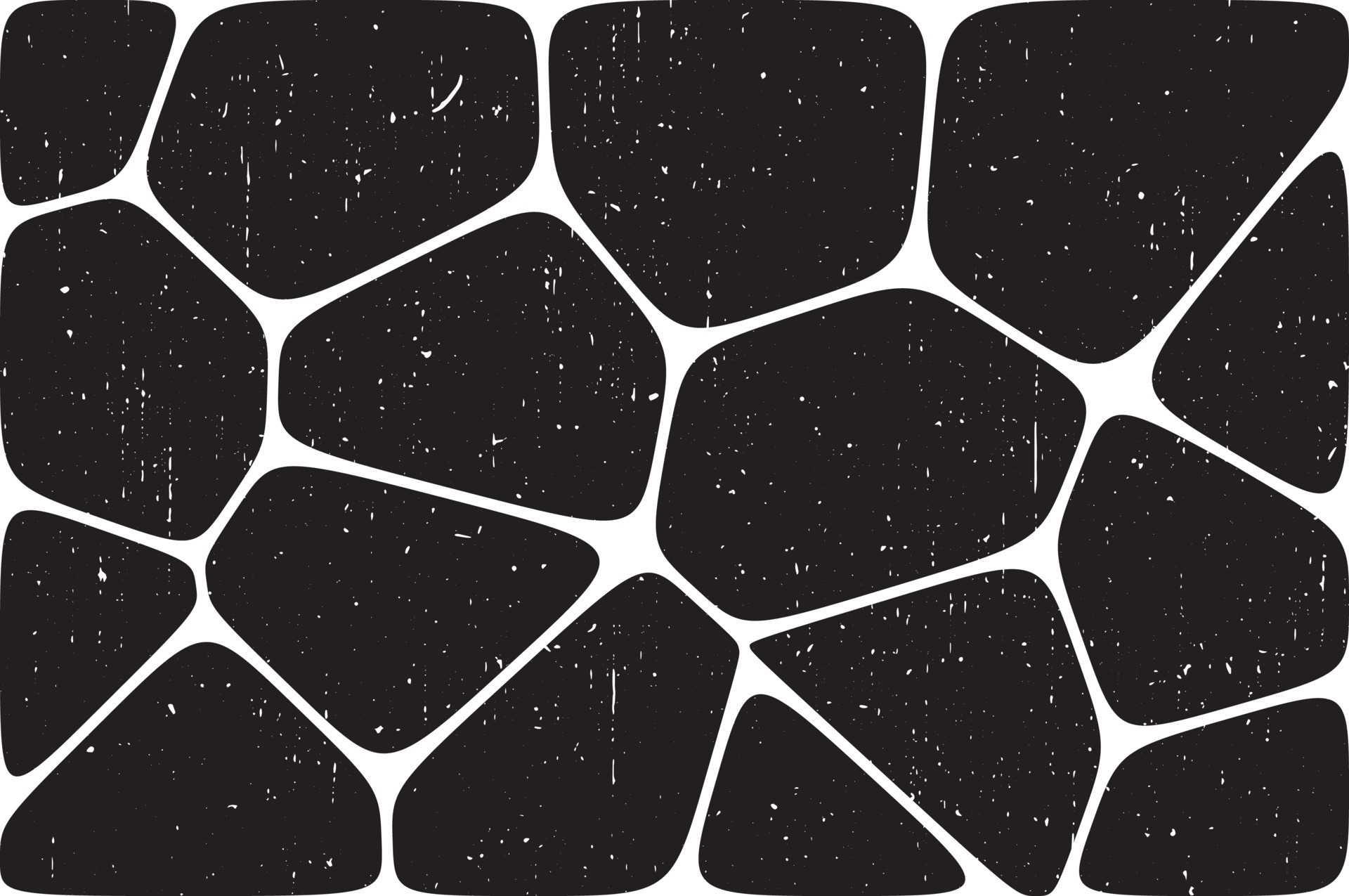 Abstract Voronoi Pattern Vector Backgrounds With Grunge Texture