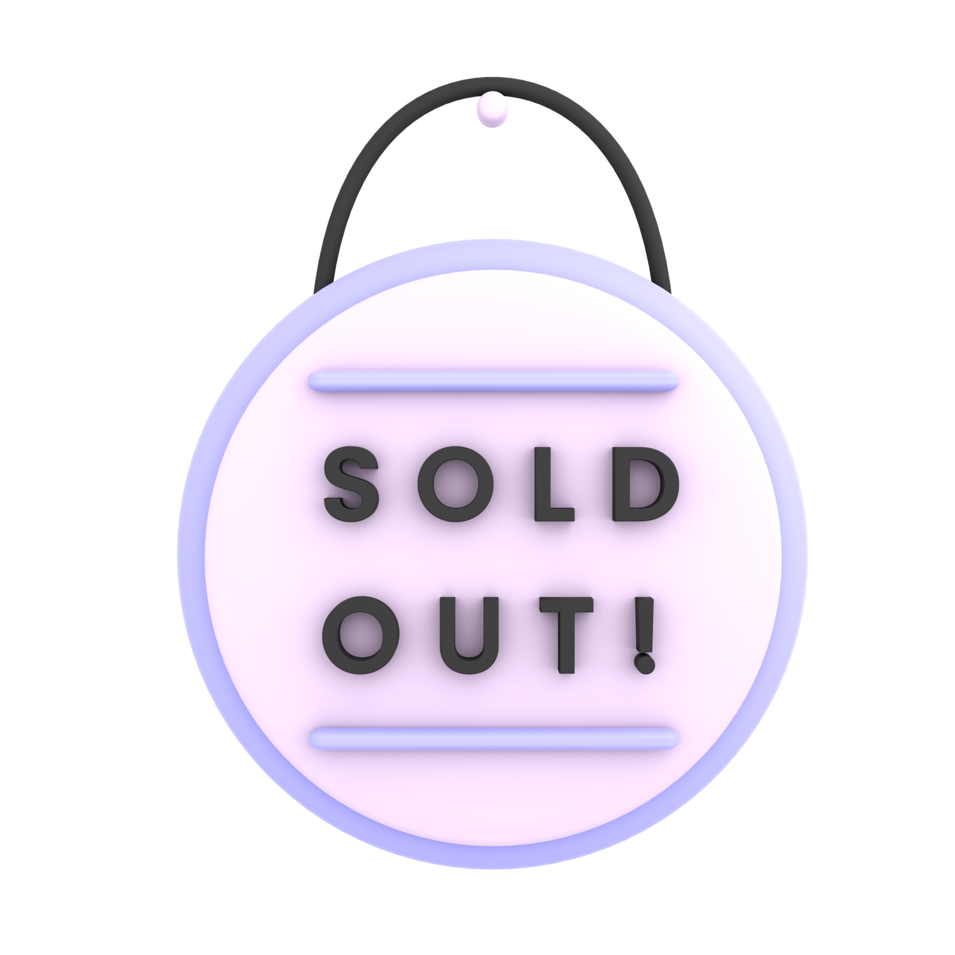 Free 3d sold out signboard icon e-commerce illustration 11997115 PNG ...