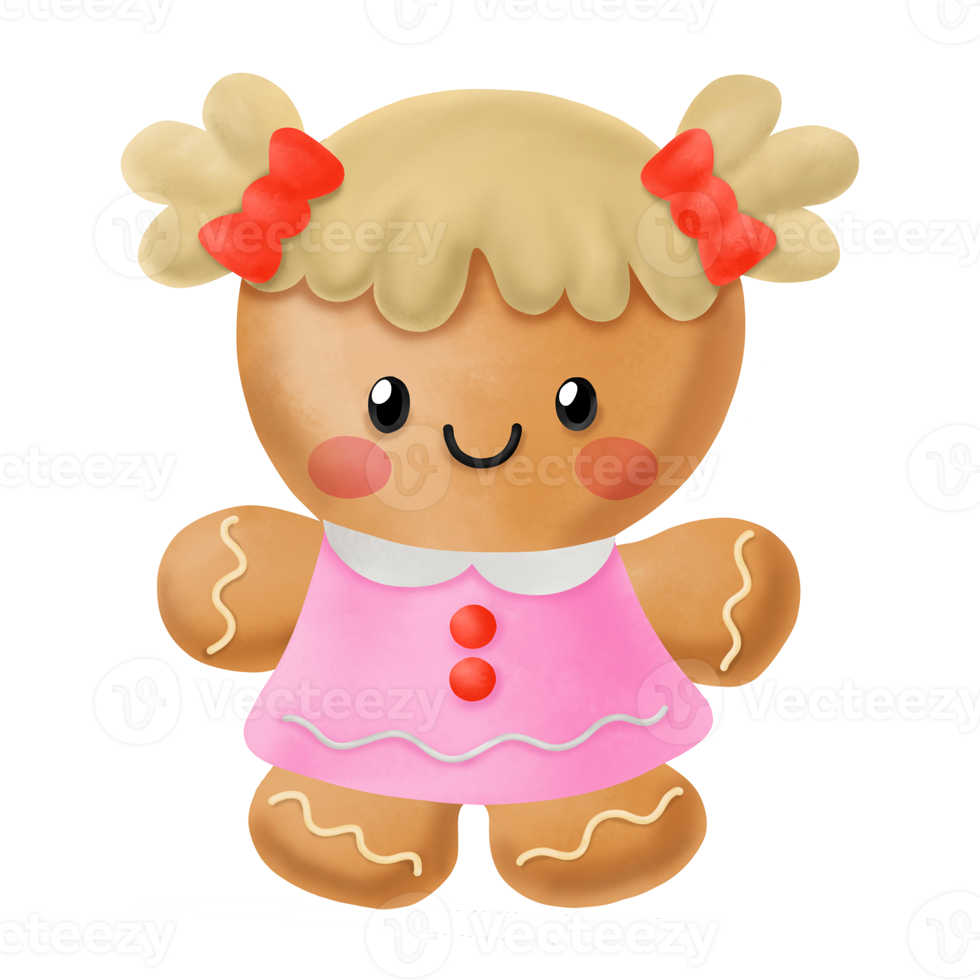 Gingerbread Watercolor Clipart, Merry Christmas 11997185 PNG