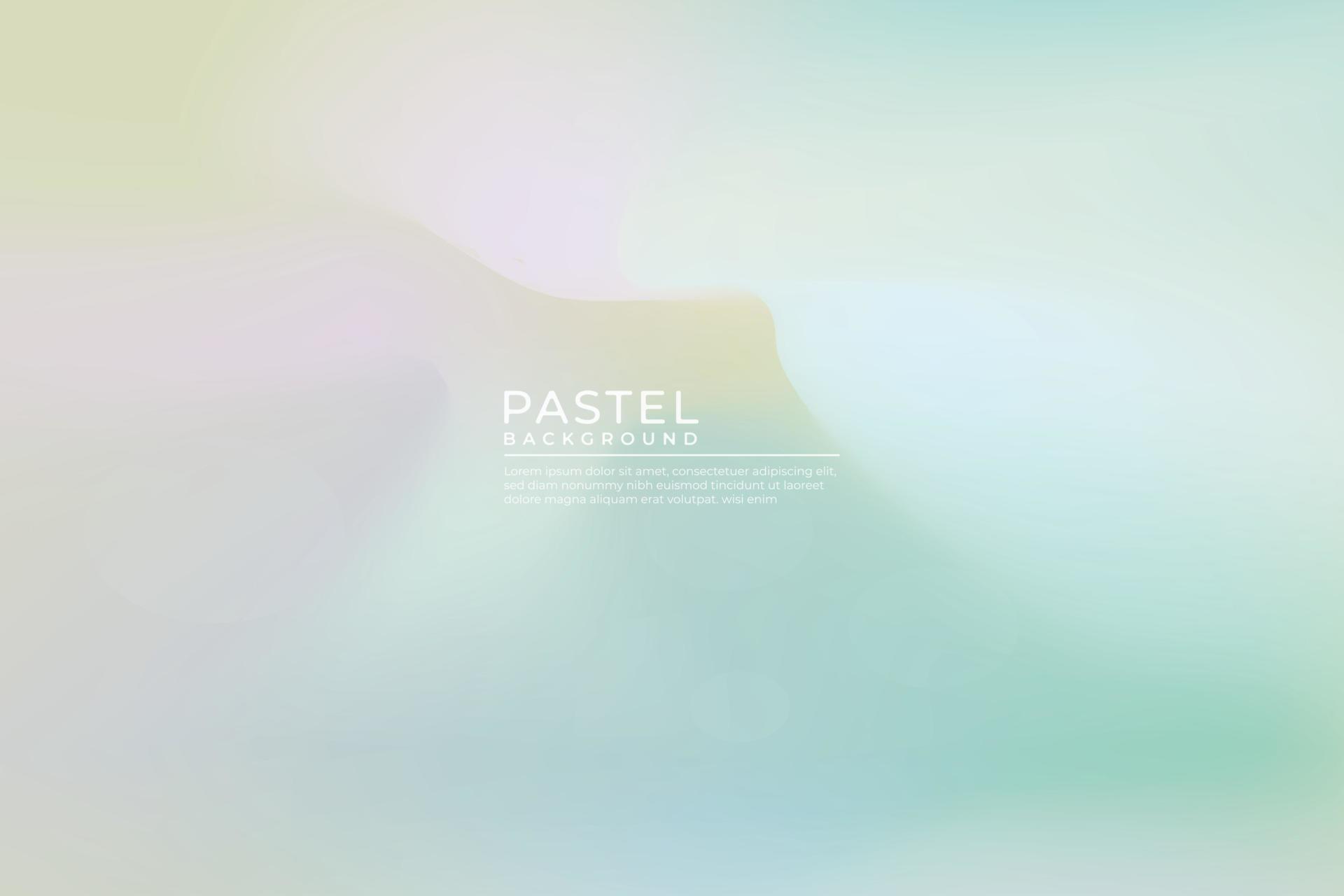Pastel Multi Color Gradient Vector Background,Simple form and blend of ...