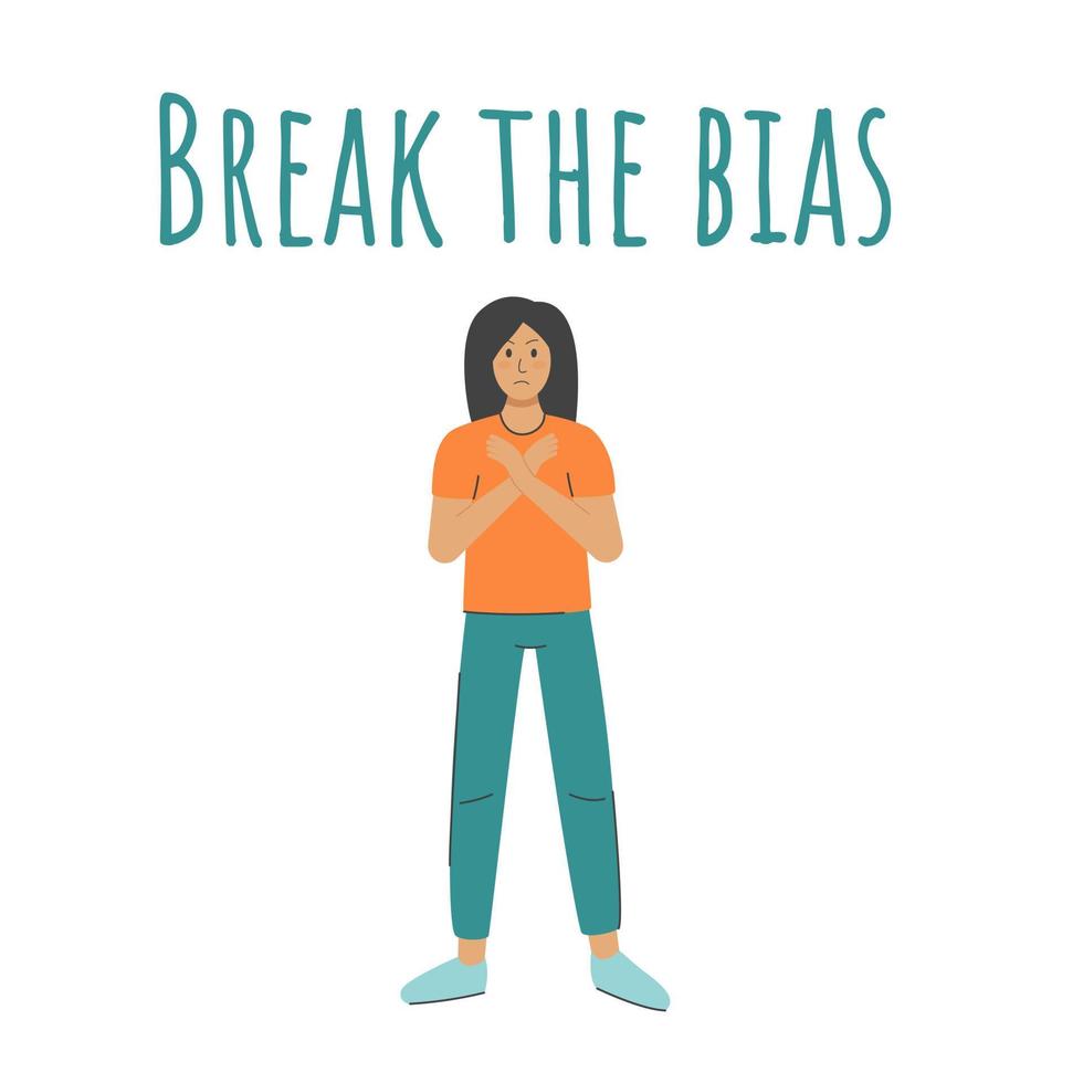 Break The Bias concept 11997547 Vector Art at Vecteezy Break The Bias concept 11997547 Vector Art at Vecteezy