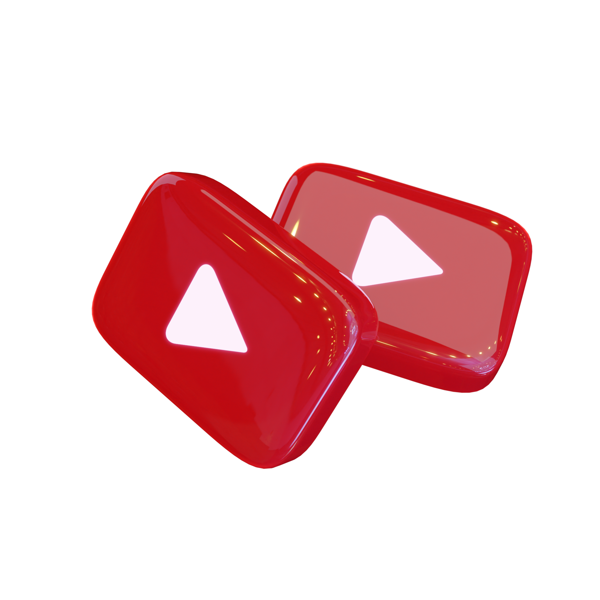 Glossy Youtube 3D Render Icon 11998889 PNG Glossy Youtube 3D Render Icon 11998889 PNG