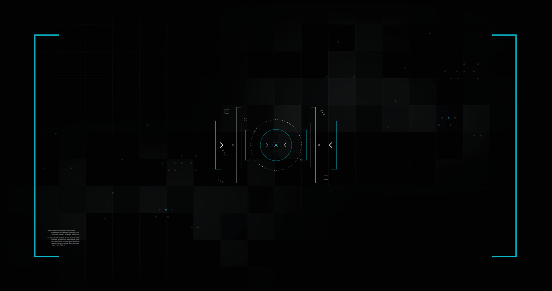 Abstract background for Futuristic video overlay user interface design ...