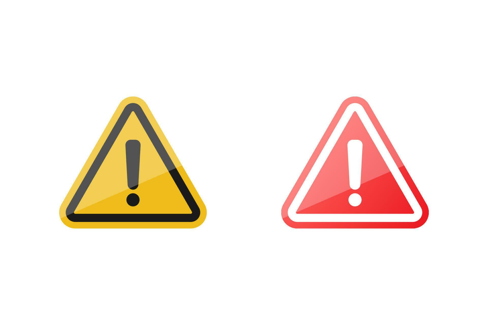 Warning icon sign vector design on white background 12000278 Vector Art ...