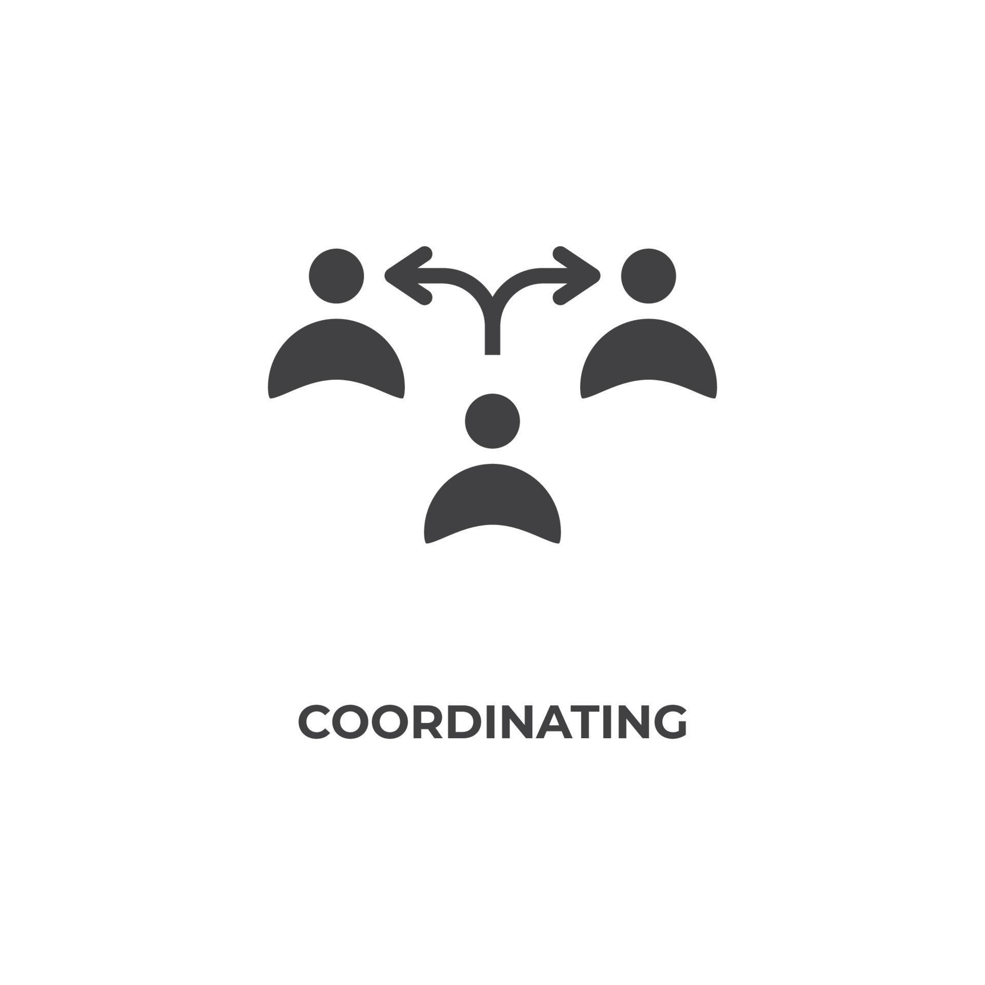 Vector Sign Of Coordinating Symbol Is Isolated On A White Background Icon Color Editable