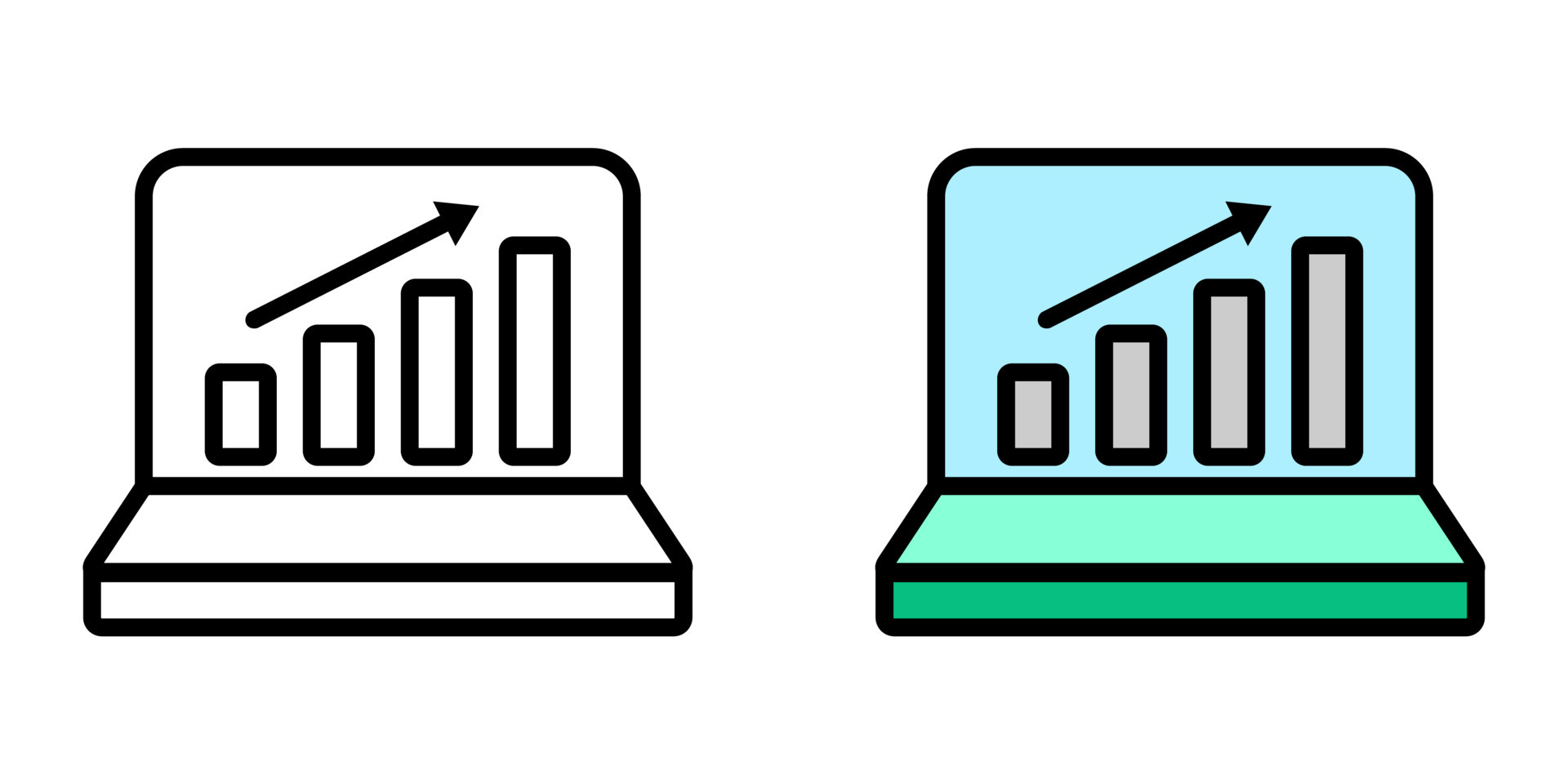 Illustration Vector Graphic Of Analytics Bar Chart Icon 12000858