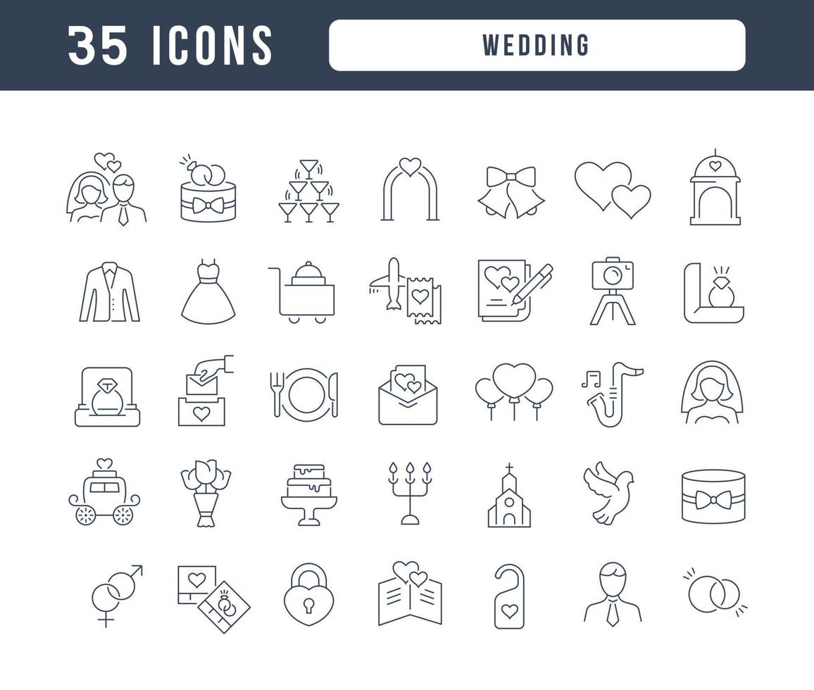 conjunto de iconos lineales de boda 12001803 Vector en Vecteezy conjunto de iconos lineales de boda 12001803 Vector en Vecteezy