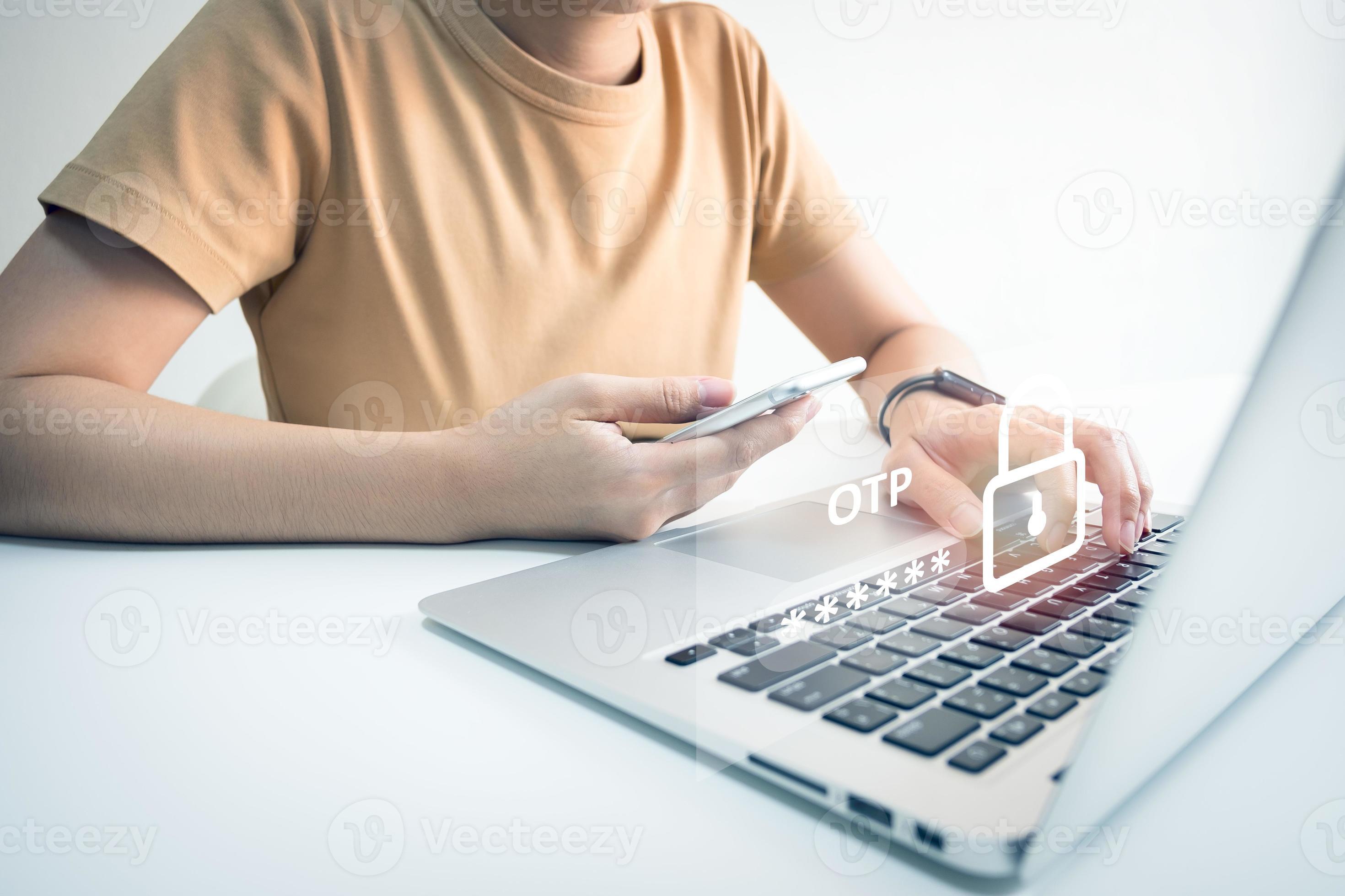 Verification Of Information With One Time Password Otp By Smart Phone Internet Security Online