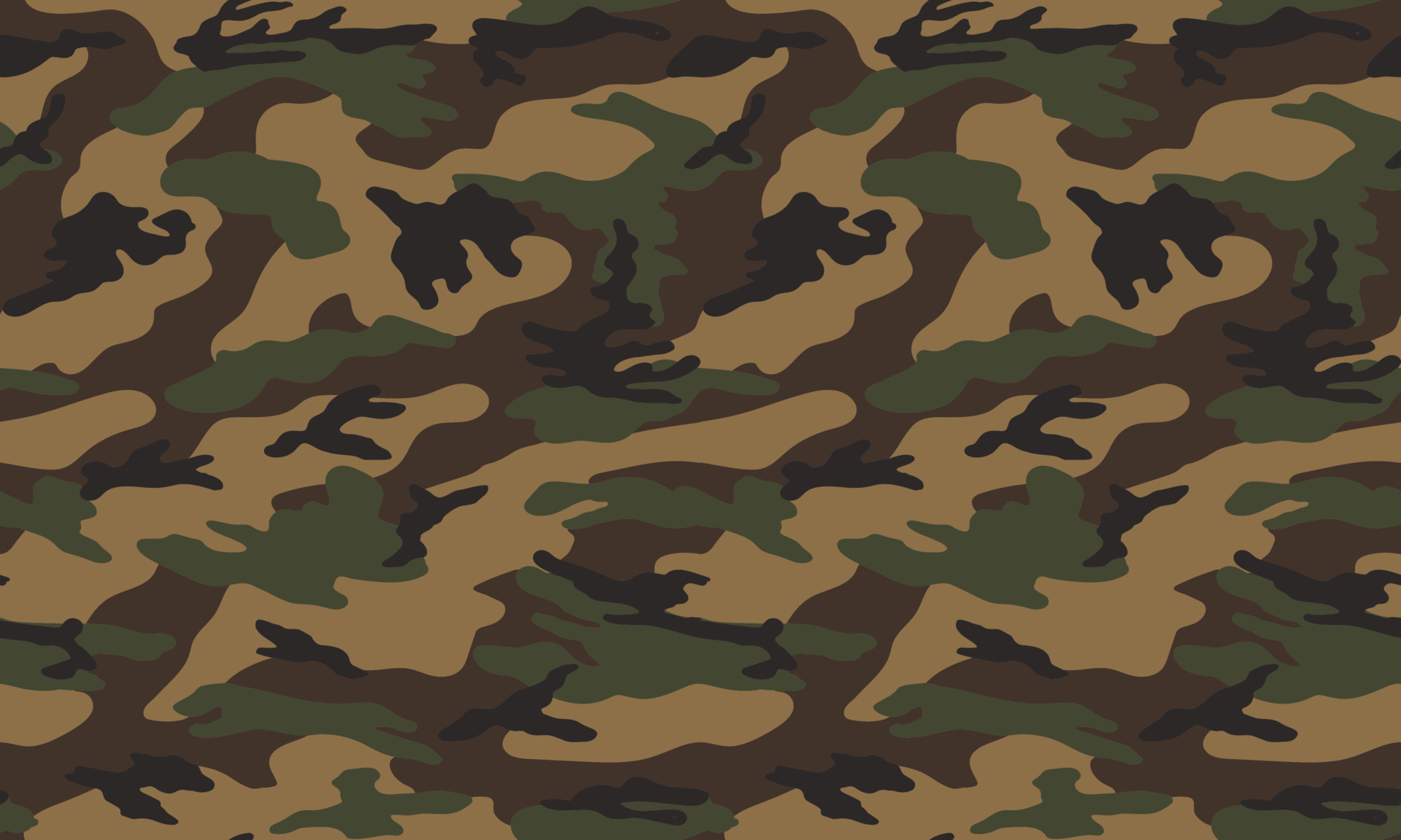 Texture Military Camouflage Repeats Seamless Vector Pattern For Fabric