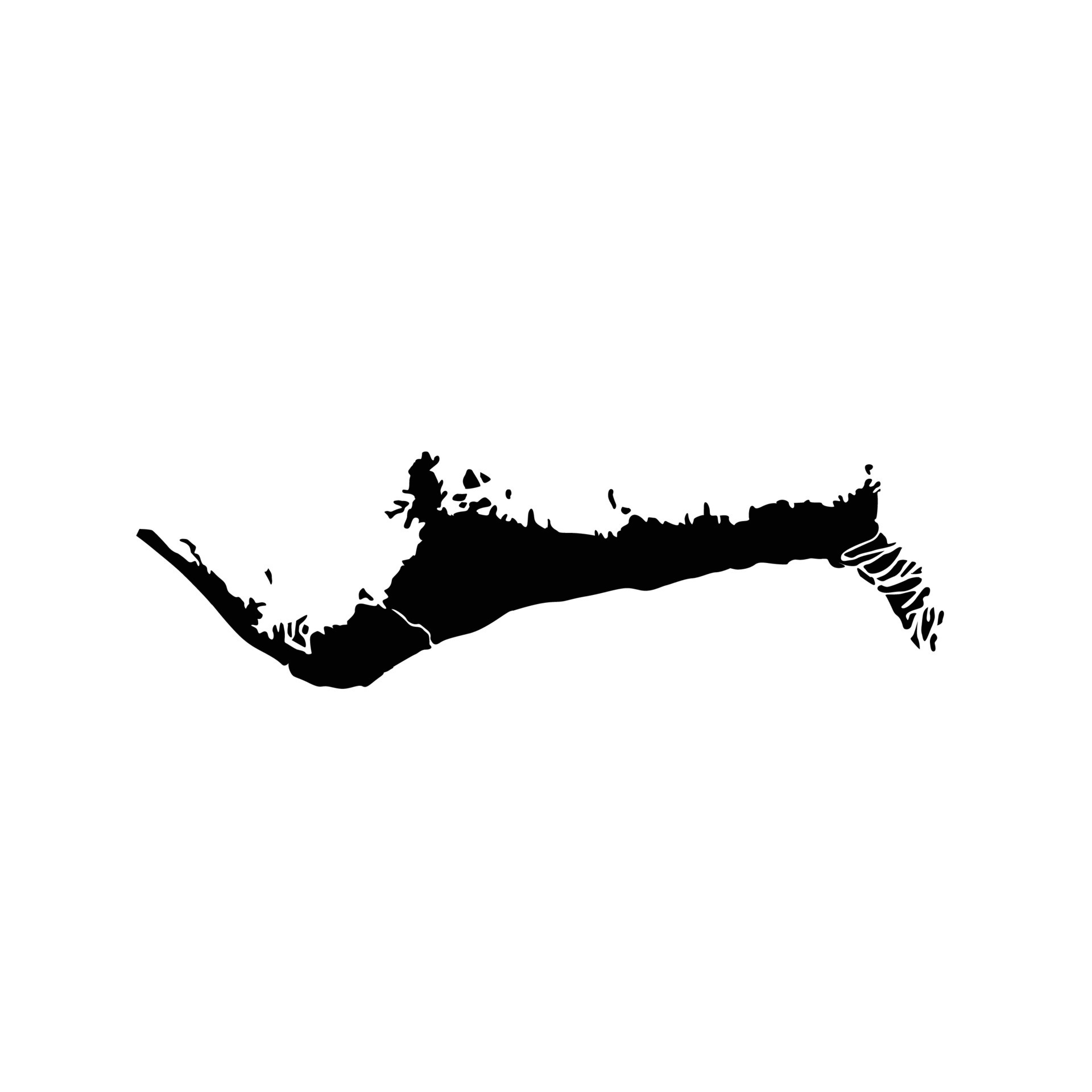 Bahamas Map Silhouette Vector Isolated Illustration 12004498 Vector Art