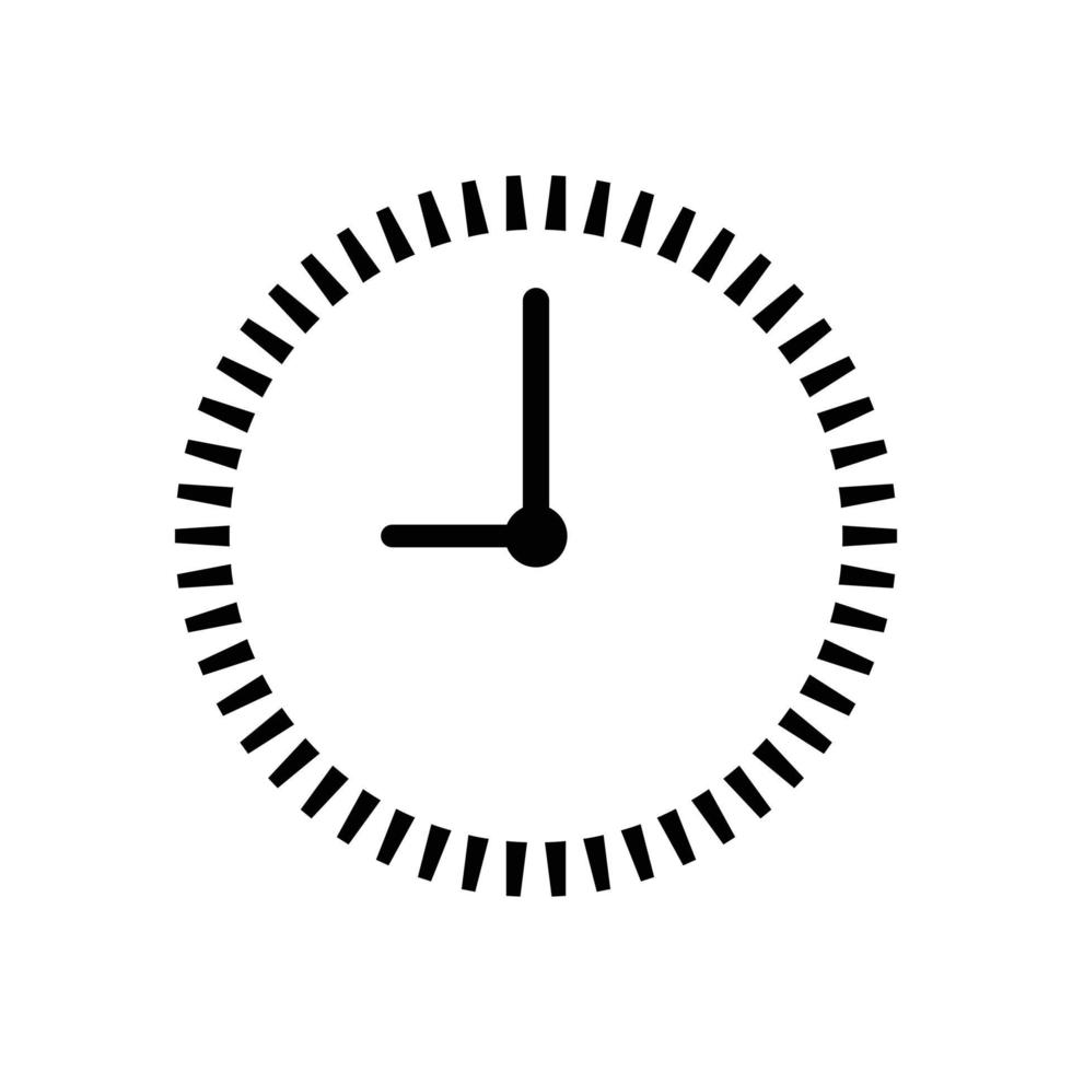 Icono De Reloj Hora Alarma Reloj Digital Ilustraciones De Diseño Vectorial Que Son Adecuadas